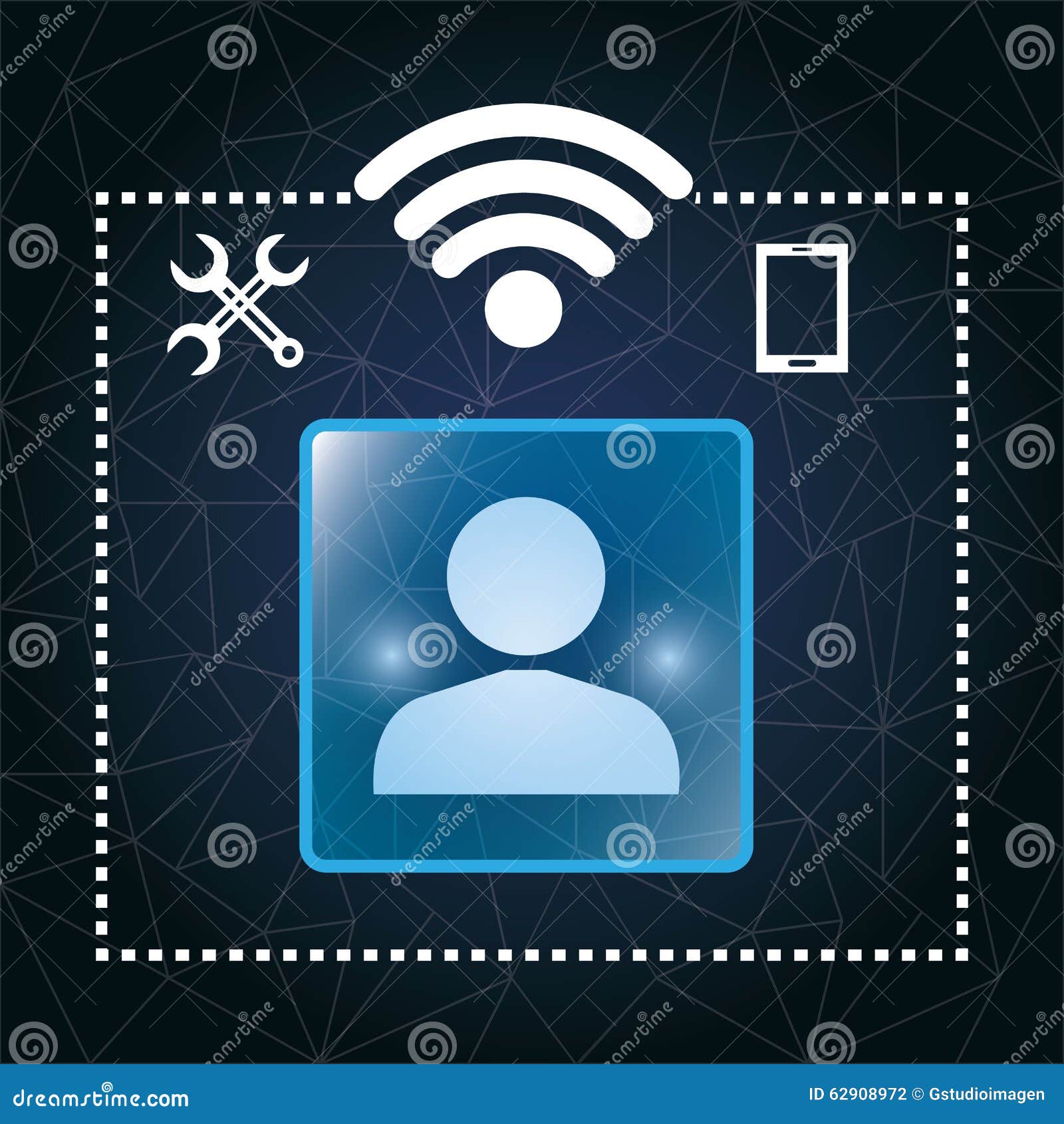 Security System and Technologies Graphic Design Stock Vector ...