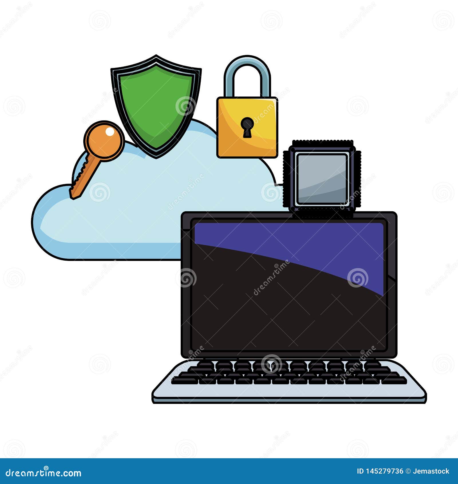 Security system technology stock vector. Illustration of internet ...