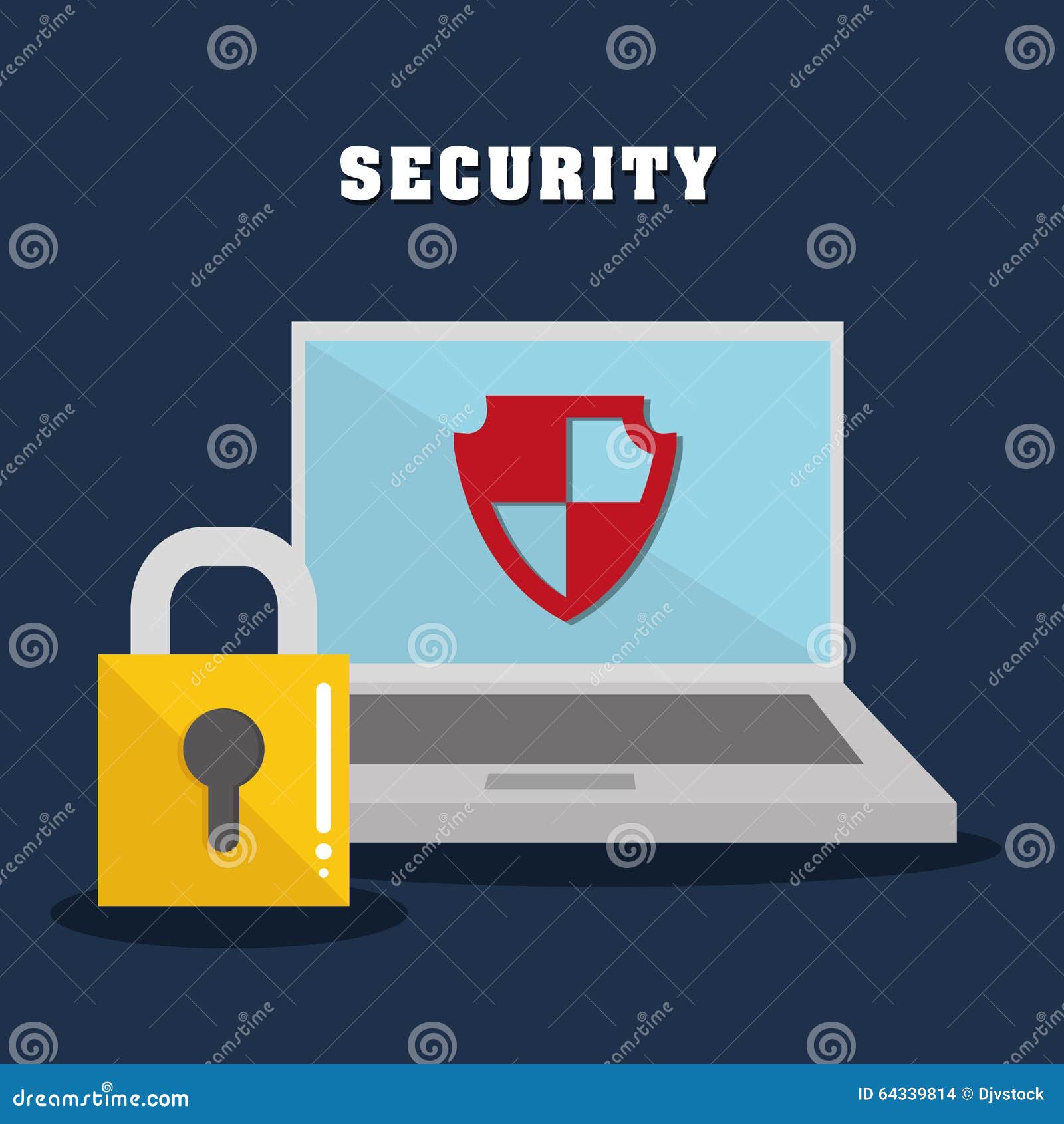 Security System and Technology Stock Vector - Illustration of security ...