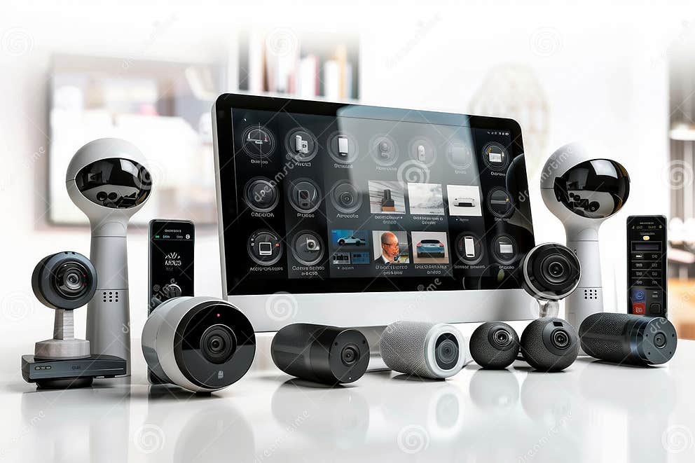 Security Systems Featuring CCTV Surveillance Utilize Electronic Control ...