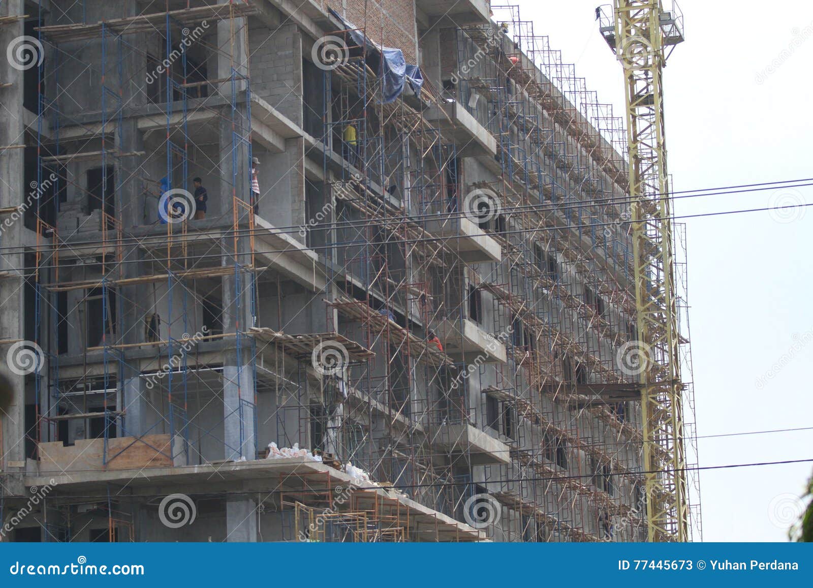 Security Systems Storey Building Workers Editorial Stock Photo - Image ...