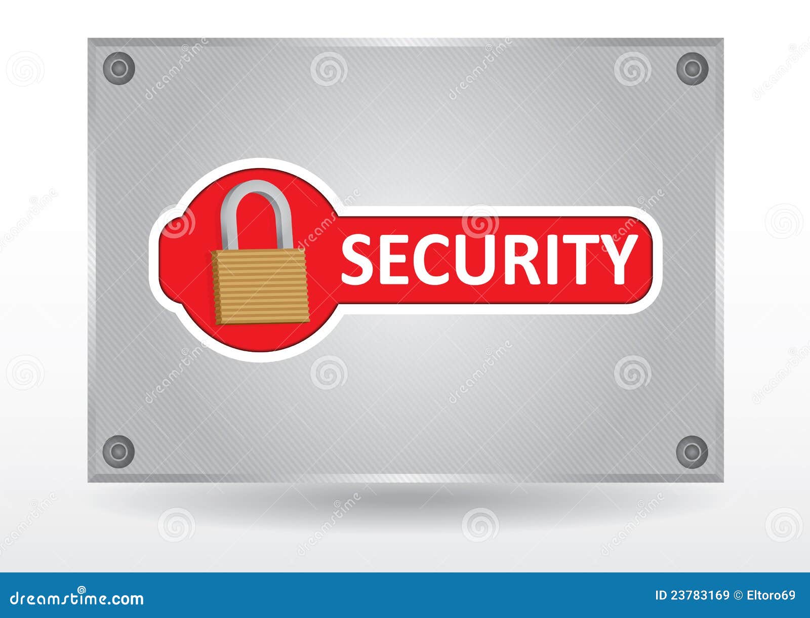 Security table stock vector. Illustration of warning - 23783169