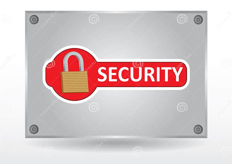 Security table stock vector. Illustration of warning - 23783169