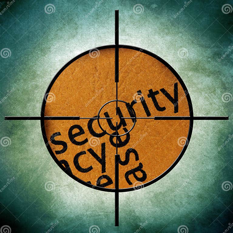 Security target stock photo. Image of information, safe - 173719172