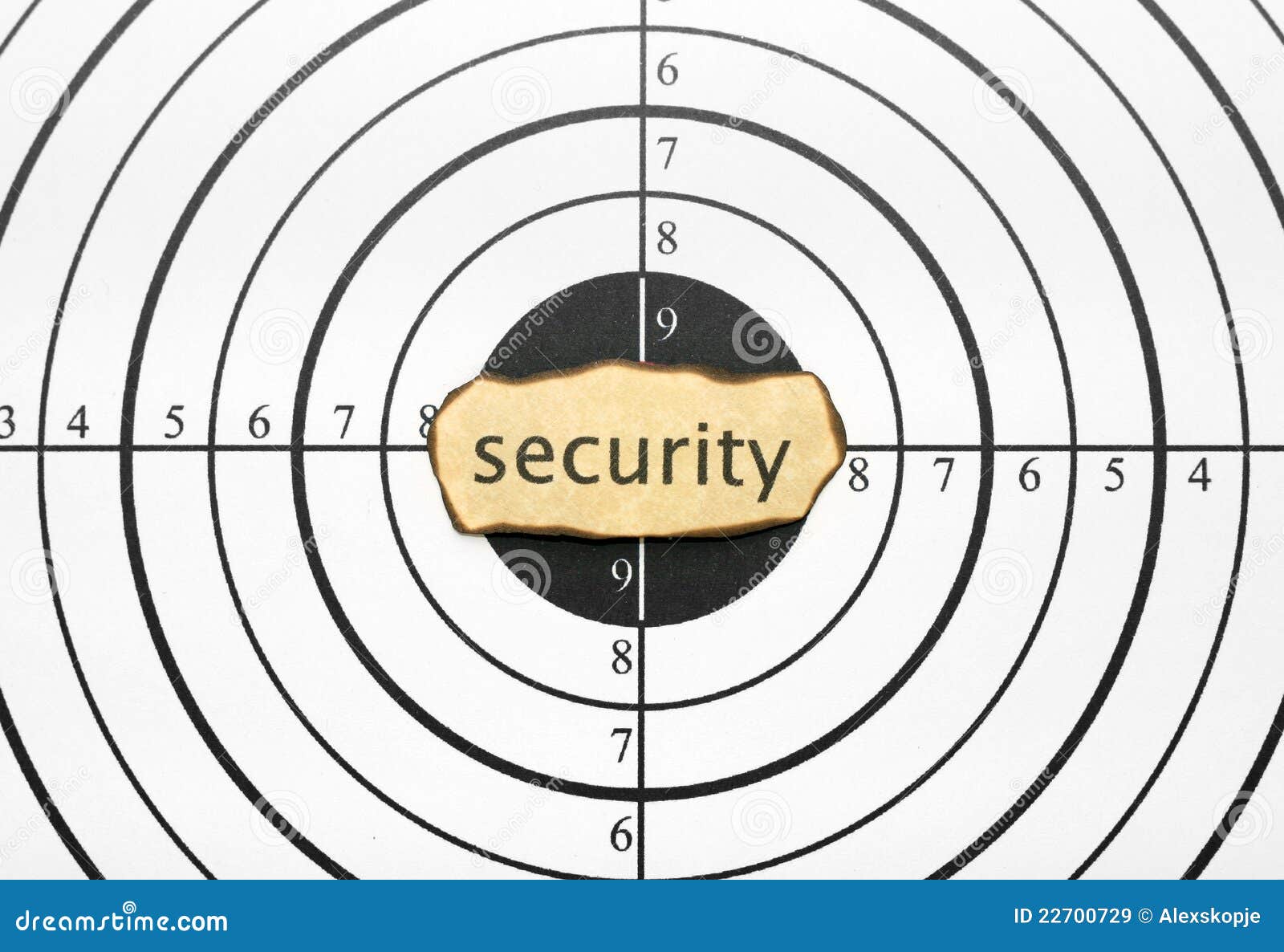 Security target stock image. Image of abstract, identity - 22700729