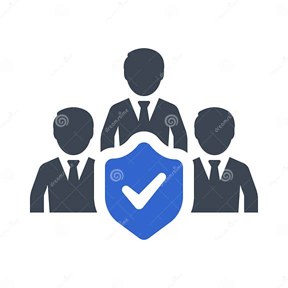 Security team icon stock vector. Illustration of protection - 274945186