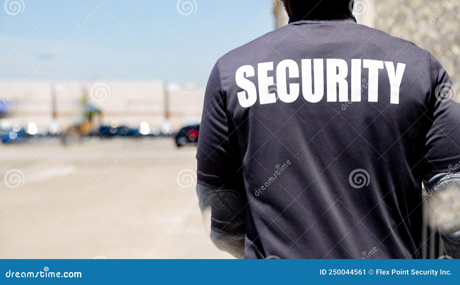Security Team Watching Over CCTV Surveillance Monitors. Stock Image ...