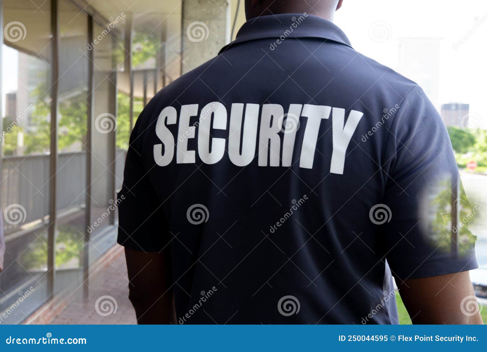 Security Team Watching Over CCTV Surveillance Monitors. Stock Image ...