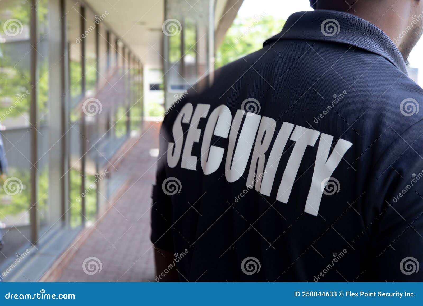 Security Team Watching Over CCTV Surveillance Monitors. Stock Image ...
