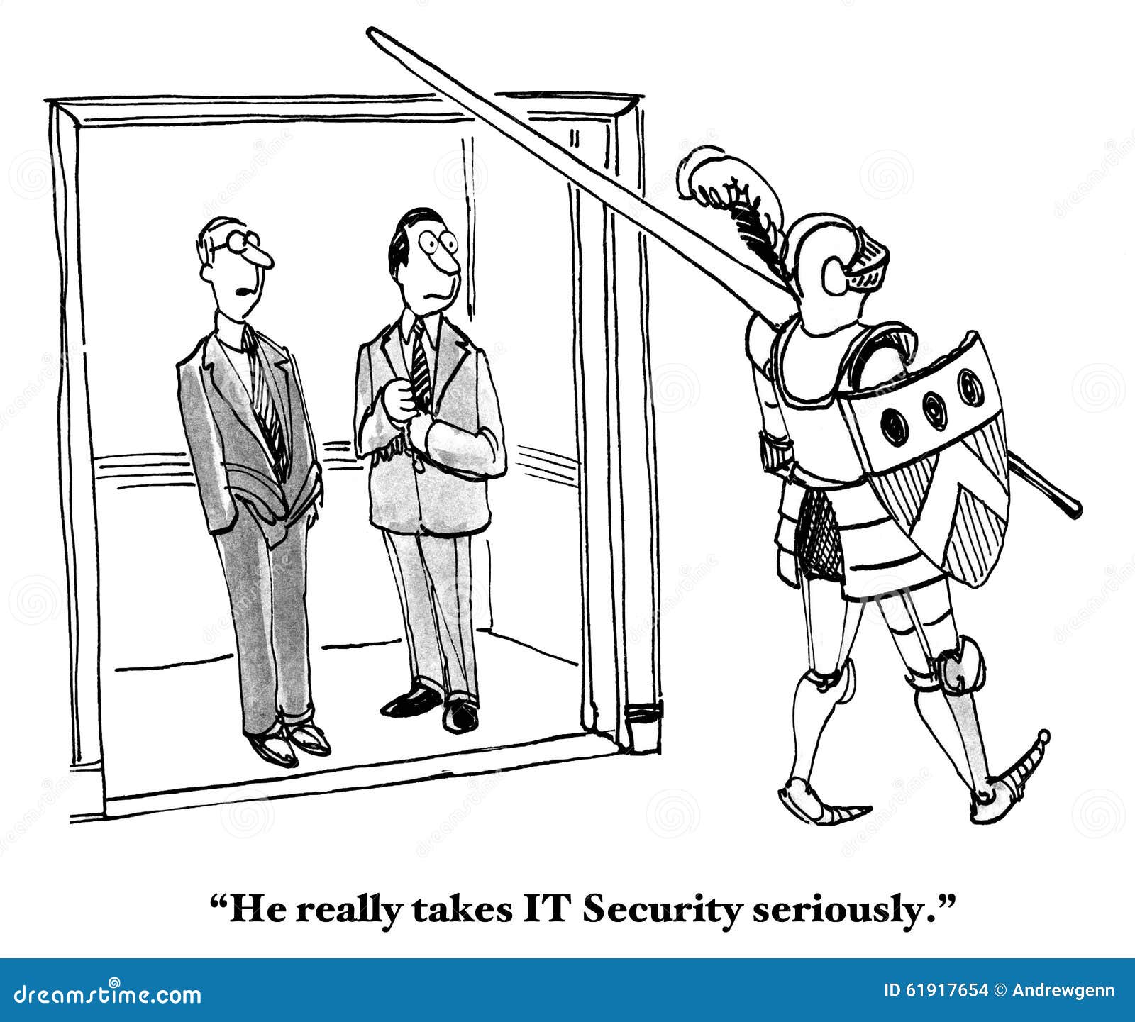 It Security stock illustration. Illustration of desktop - 61917654