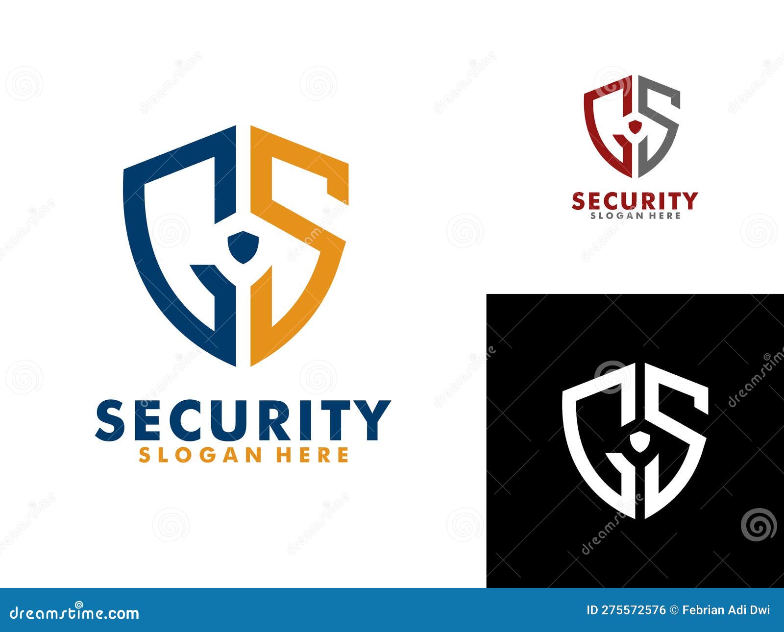 Shield Logo with Letter GS, Security Logo Protection Symbol Vector Logo ...