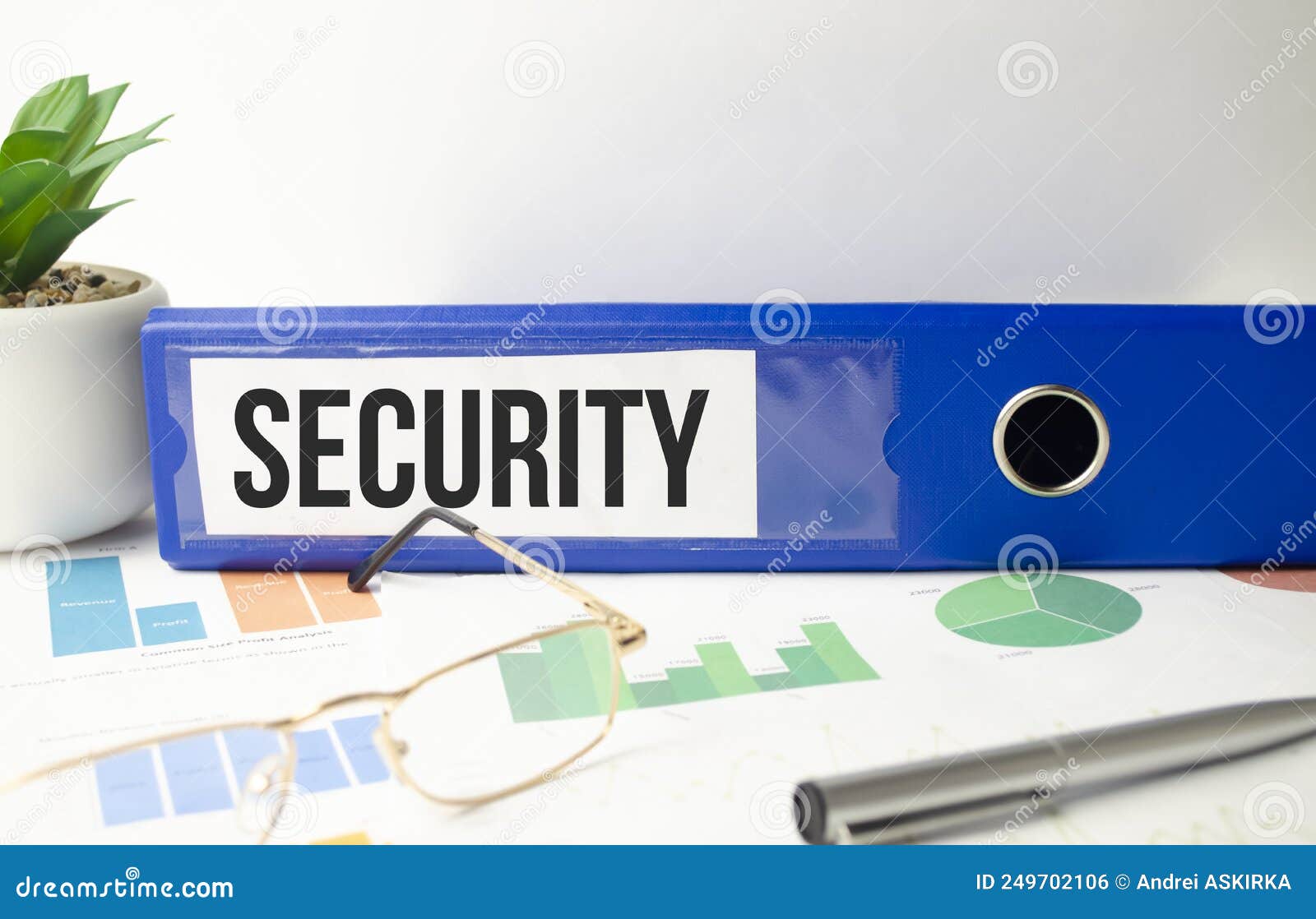 SECURITY Text Written on Folder with Documents Stock Photo - Image of ...