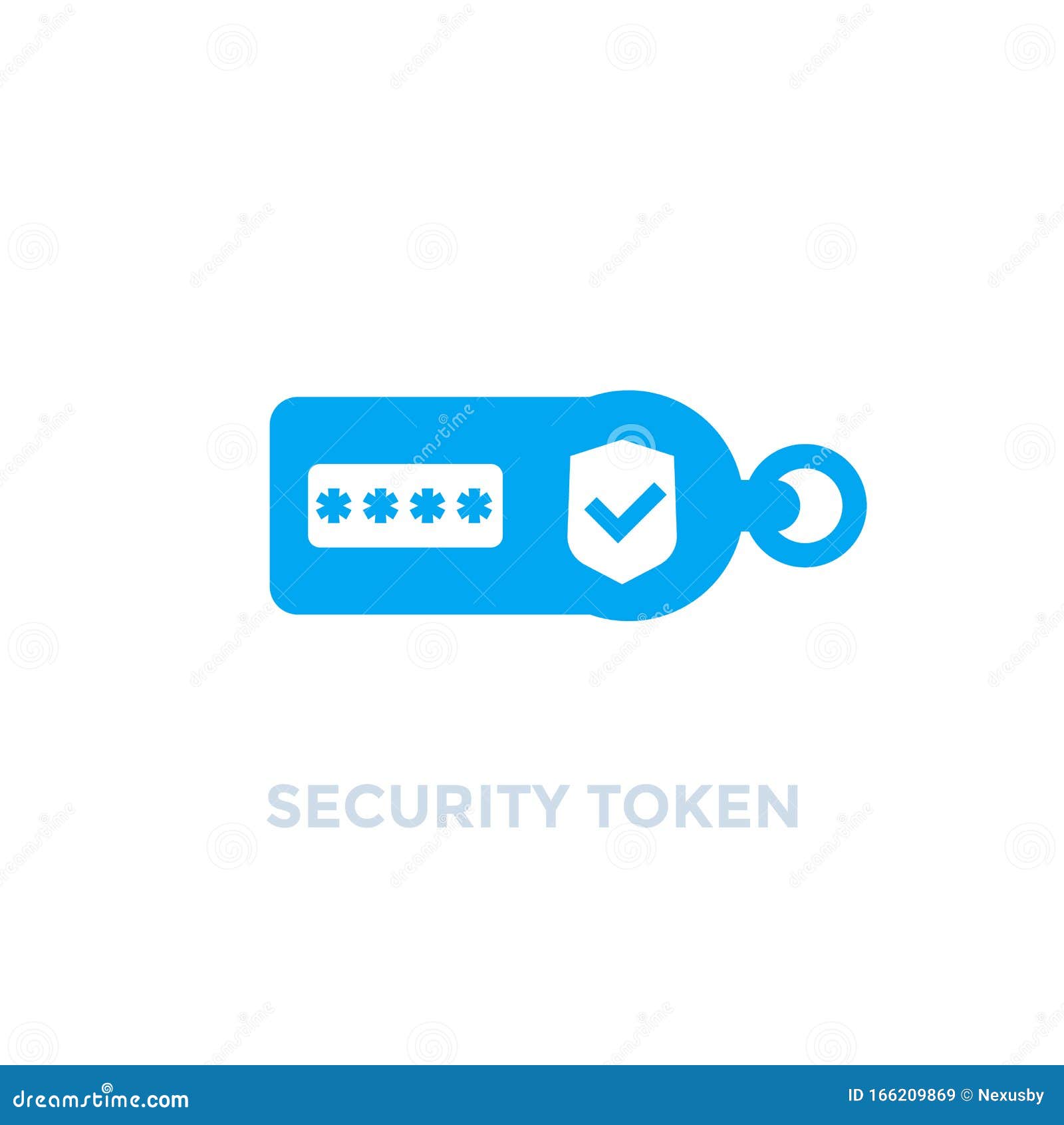 Security Token Icon. The Second Factor Authentication Password Concept ...