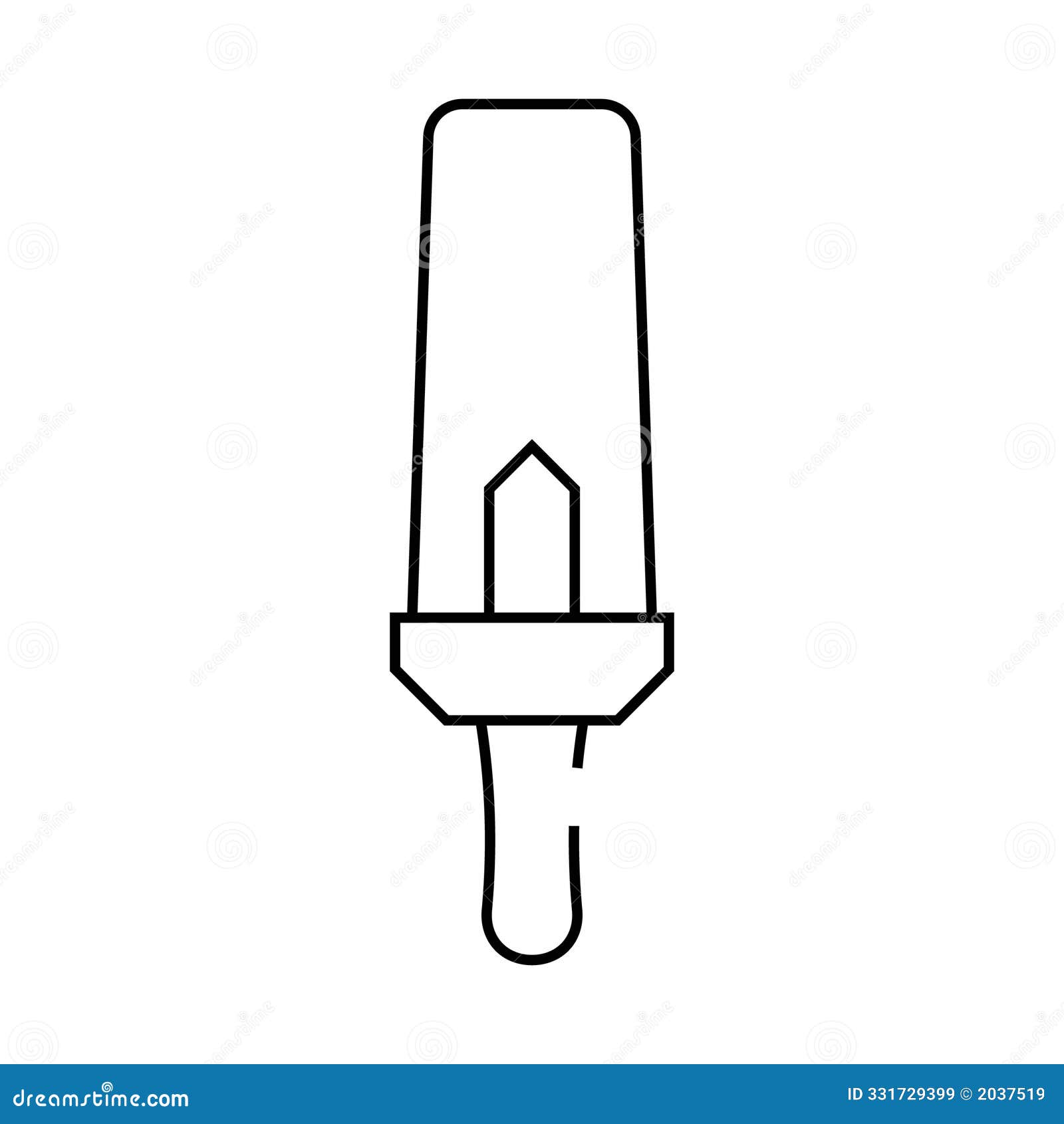 Security Tool of Museum Line Icon Vector Illustration Stock ...