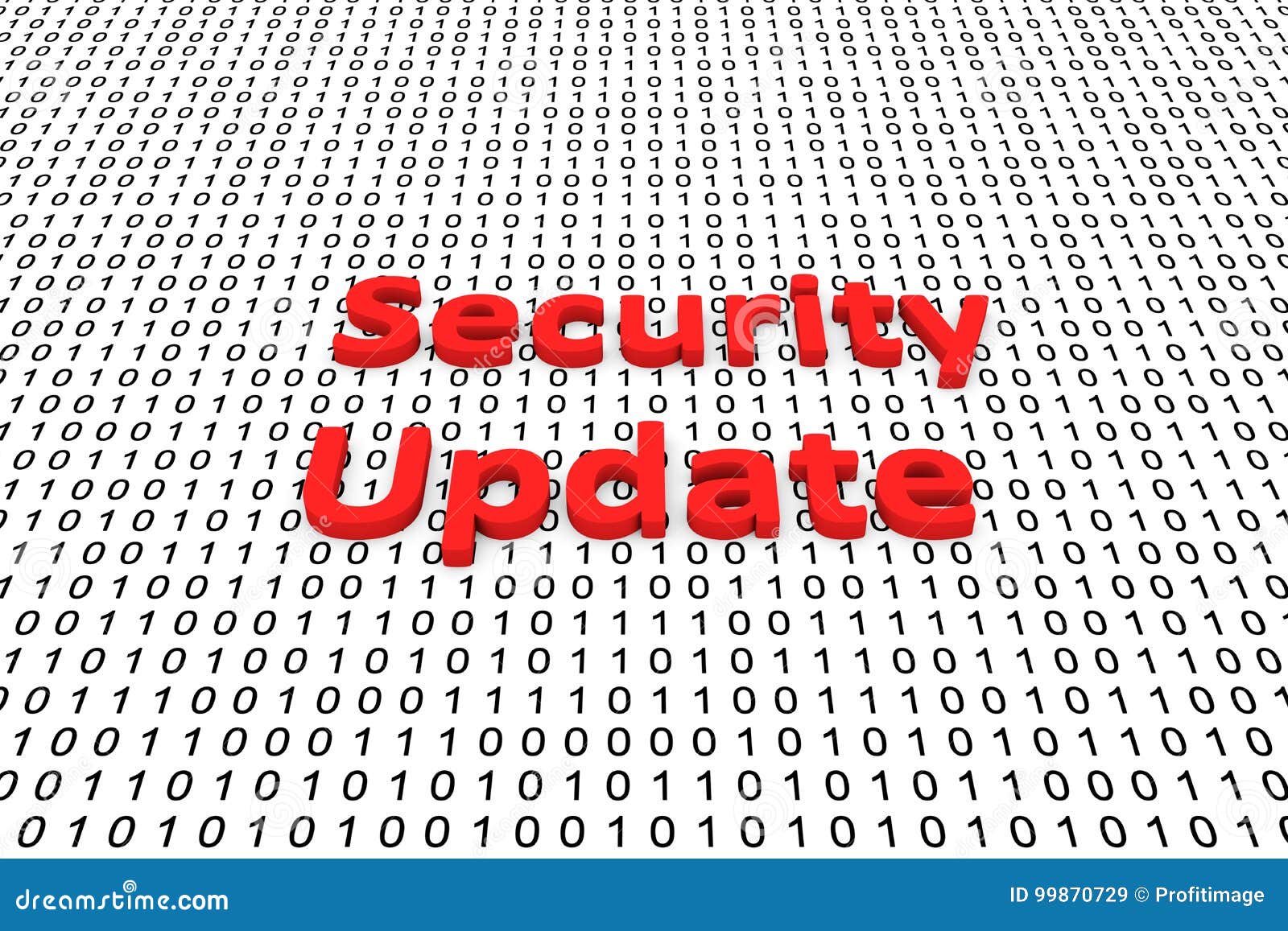 Security update stock illustration. Illustration of update - 99870729