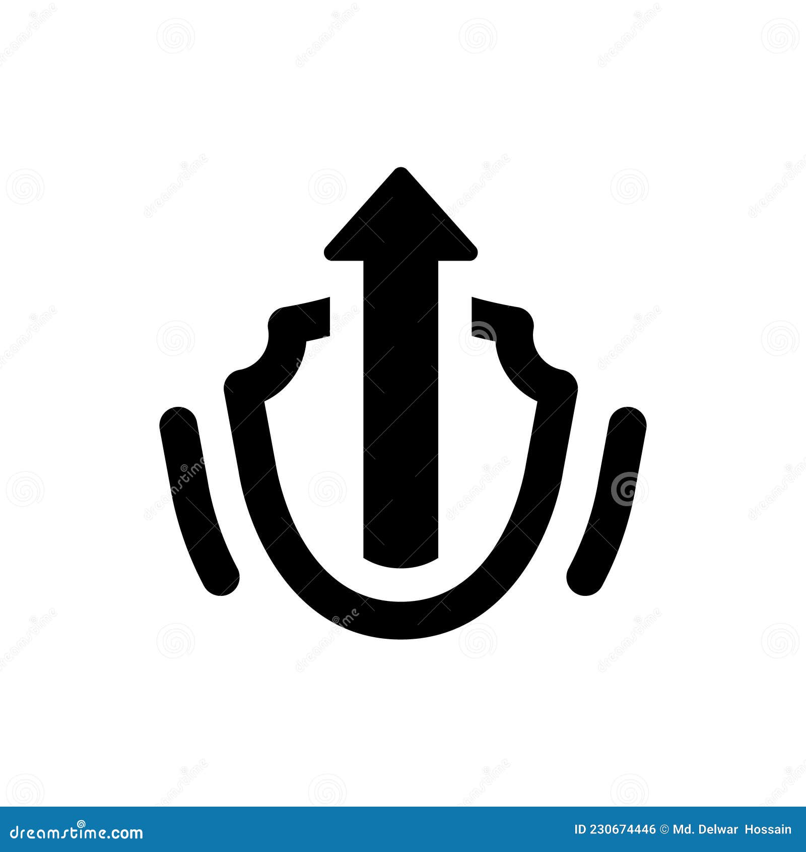 Upgrade Icon On White Background. Flat Style. Upgrade Icon For Your Web ...