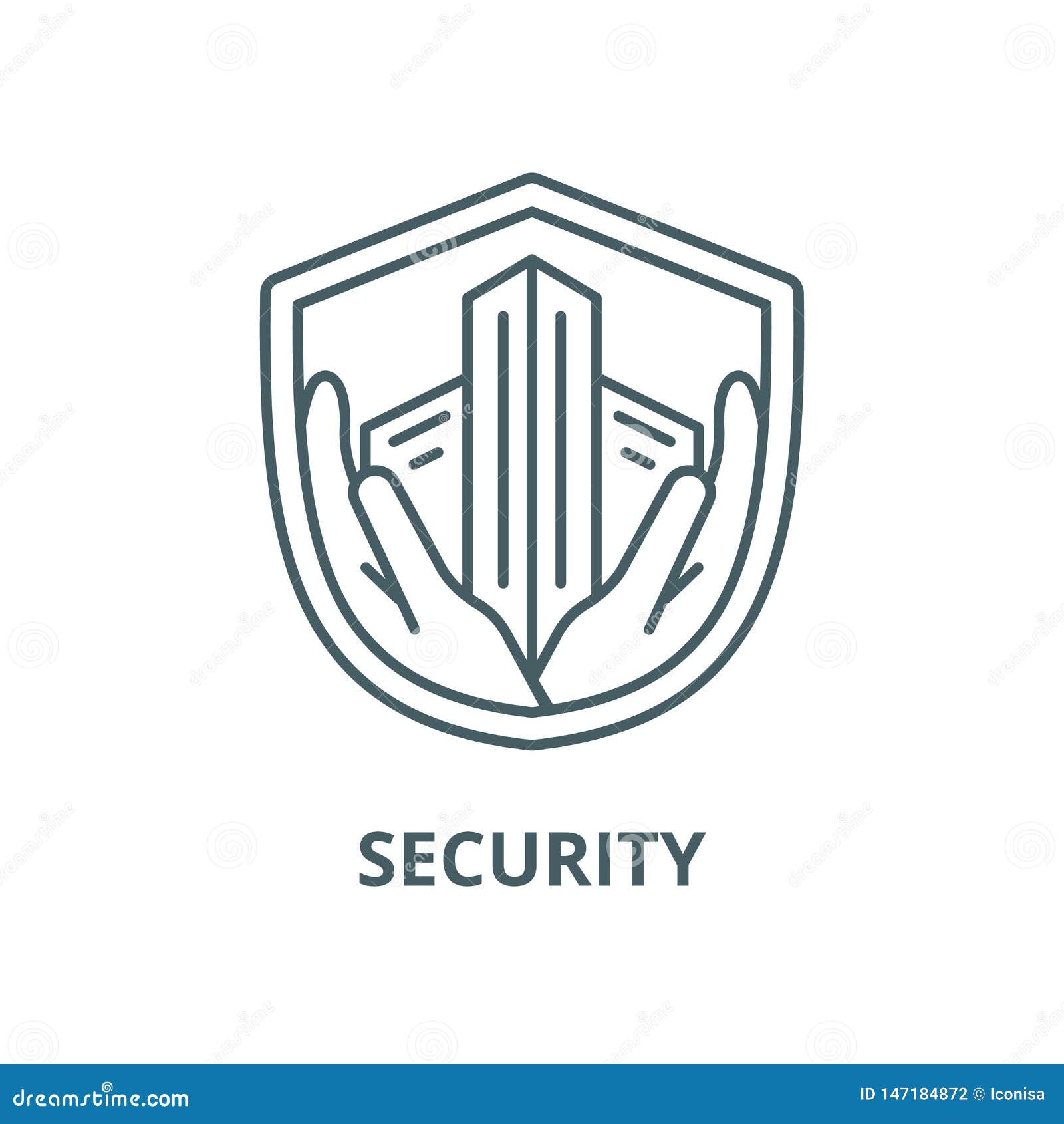 Security Vector Line Icon, Linear Concept, Outline Sign, Symbol Stock ... Security Vector Line Icon, Linear Concept, Outline Sign, Symbol Stock ...