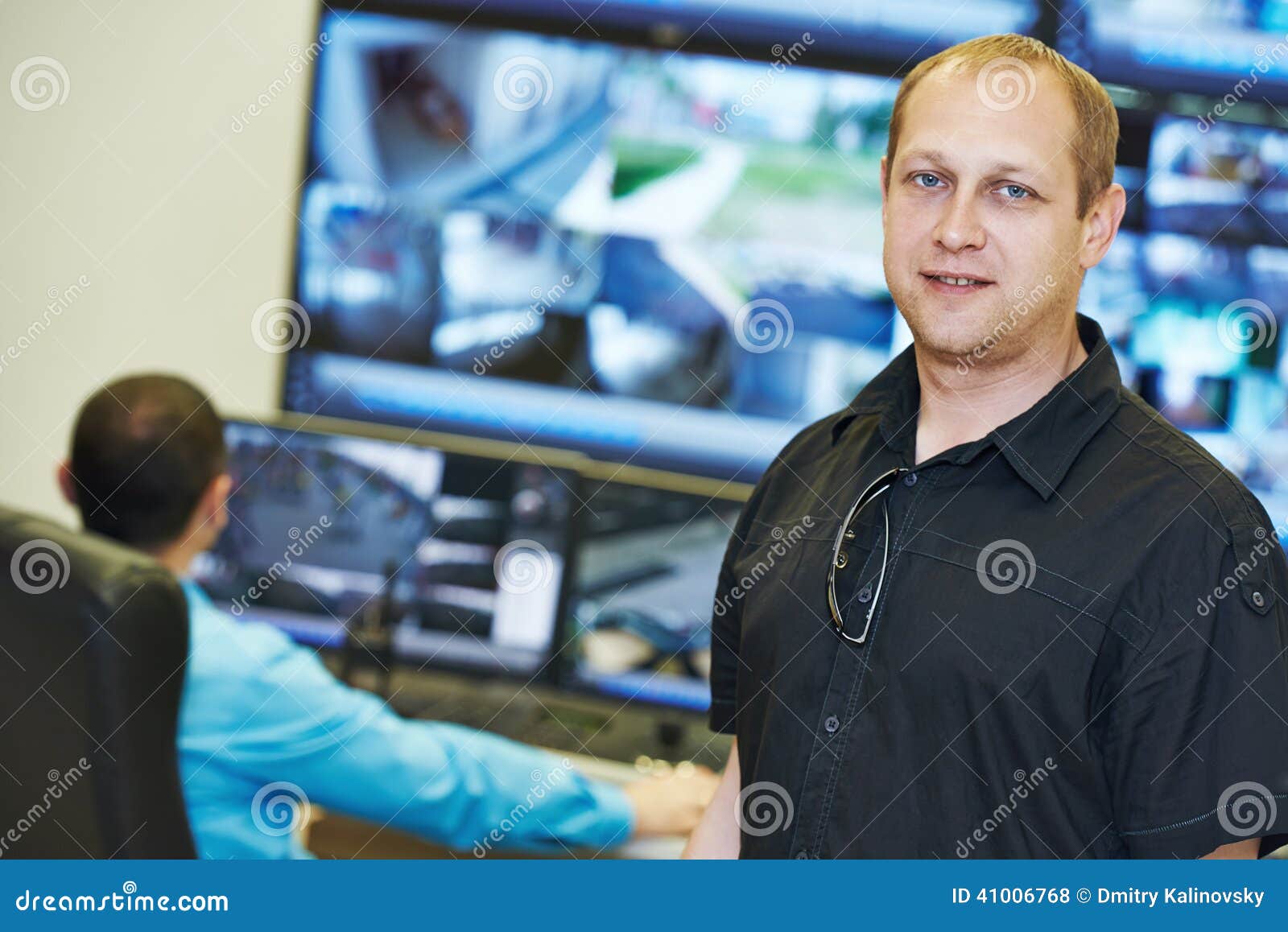 Security Video Surveillance Chief Stock Photo - Image of chief, panel ...