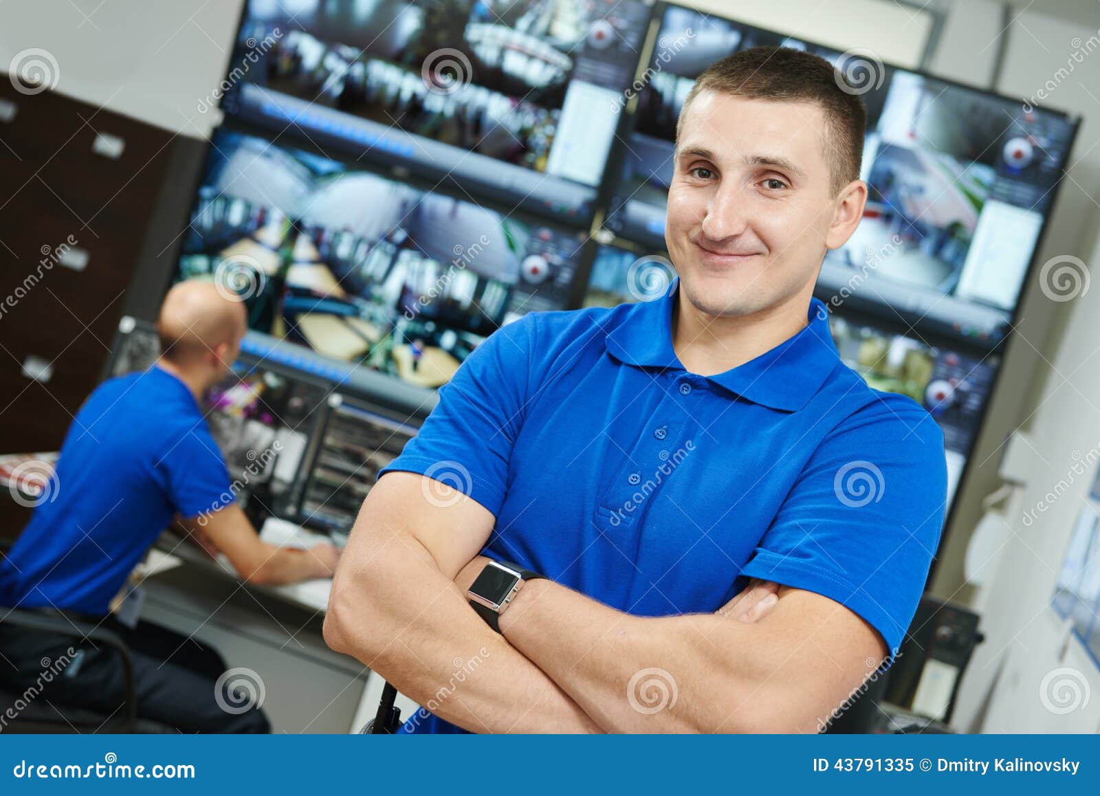 Security Video Surveillance Chief Stock Image - Image of remote, crime ...