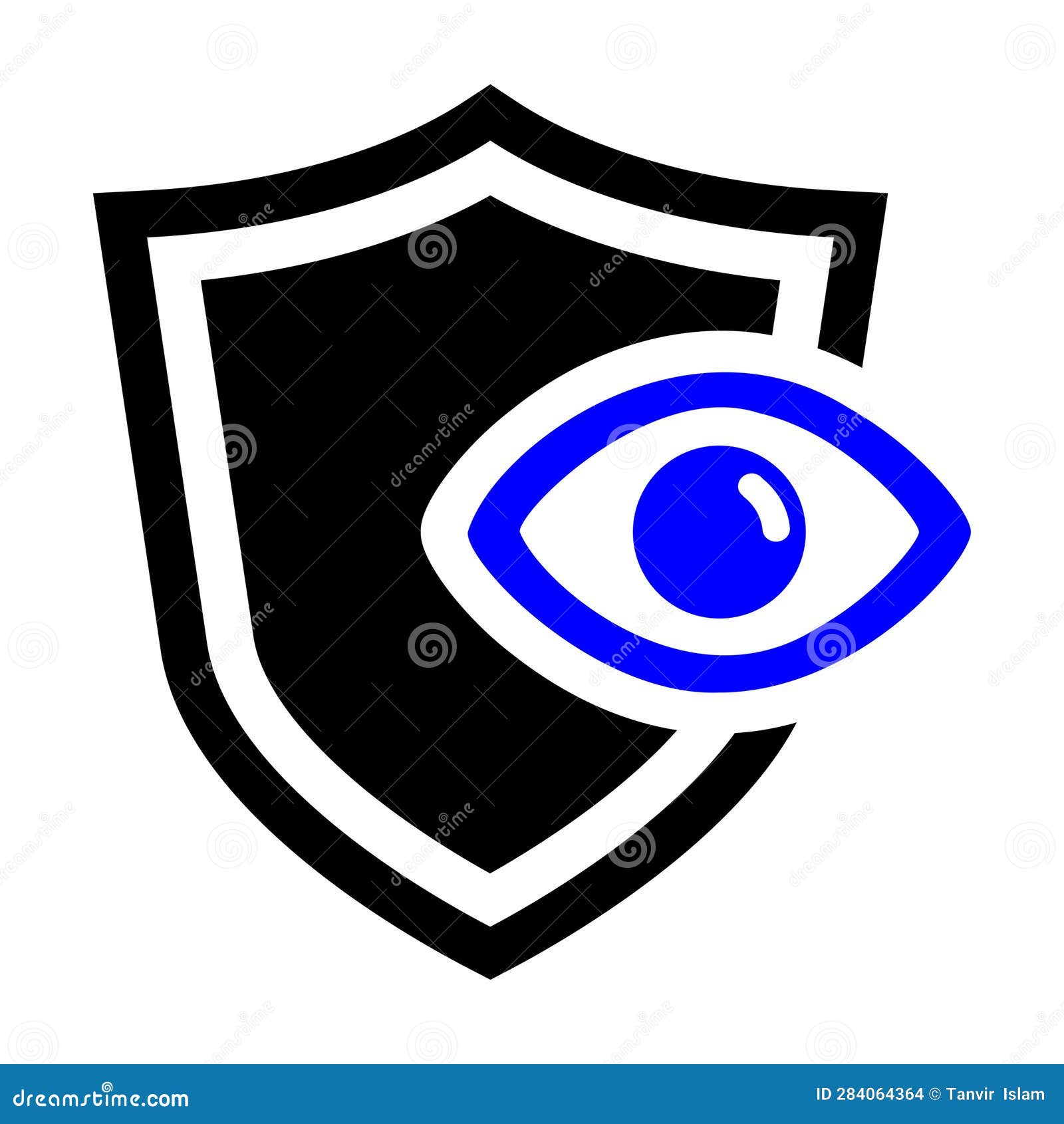 Security View Icon stock vector. Illustration of safe - 284064364