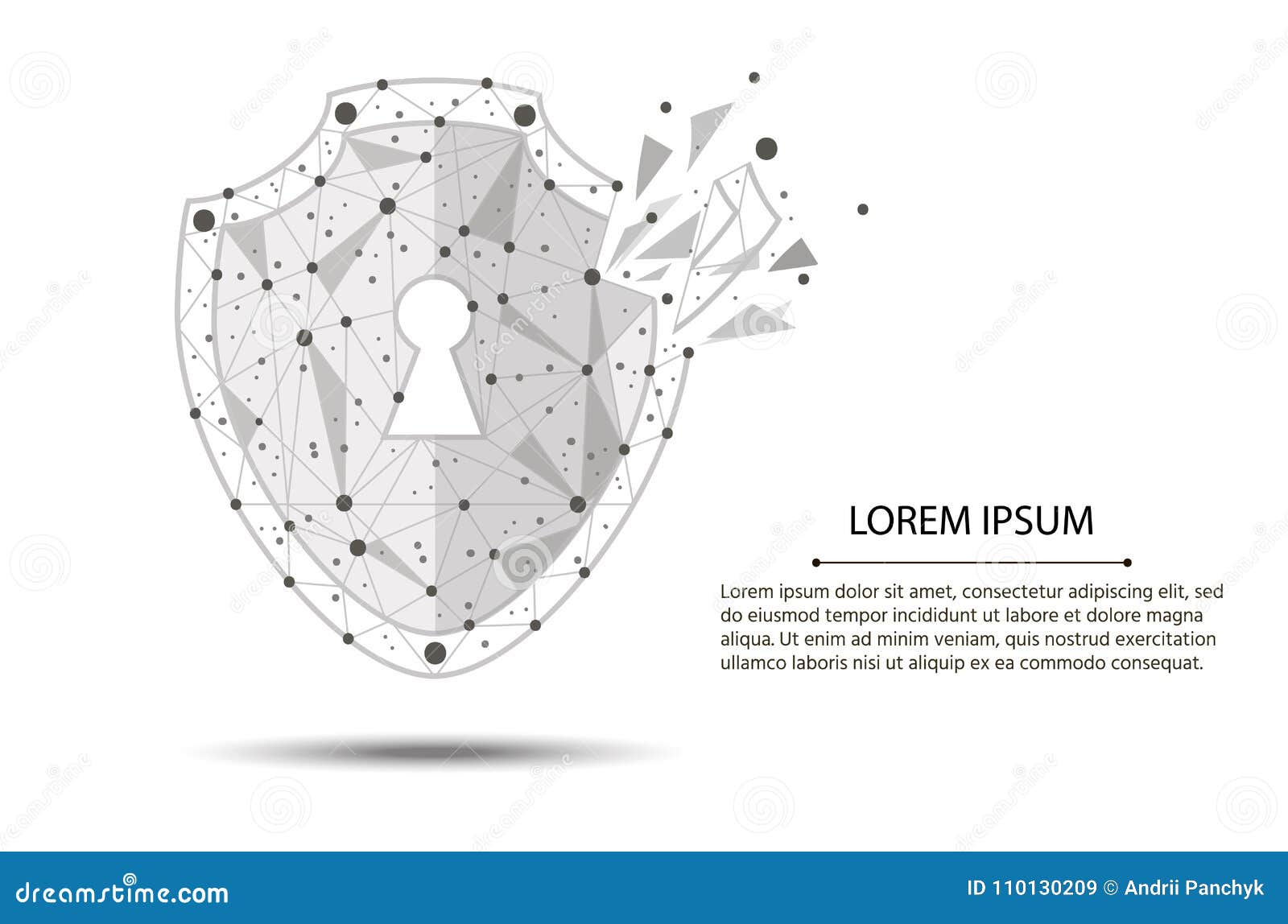 Security Violation - Infographical Concept. Graphic Design On The Theme ...