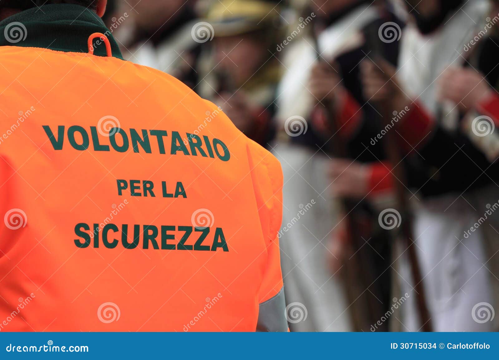 Security volunteer stock photo. Image of help, recall - 30715034