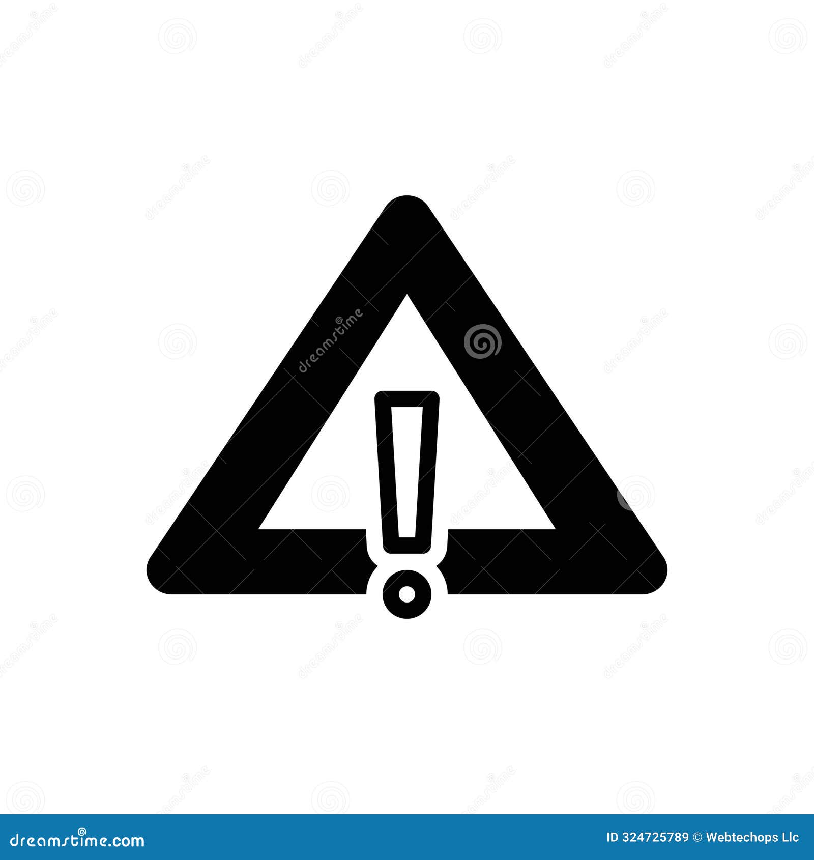 Black Solid Icon for Security Warning, Security and Safety Stock ...