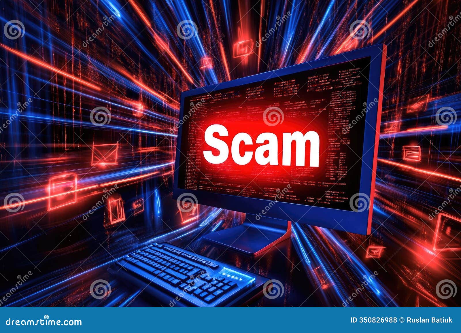Security Warning: Text Scam Highlighting Dangers of Fraud, Online ...