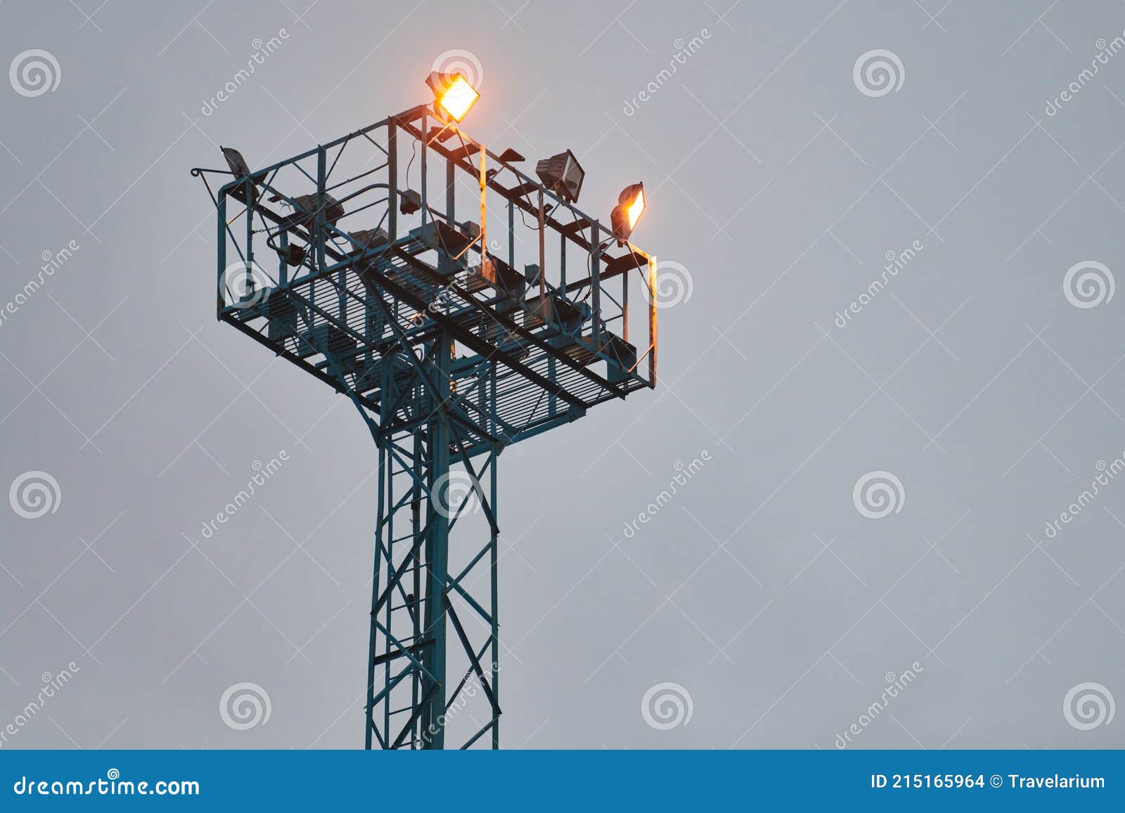 Security Watchtower for Observing Stock Photo - Image of industry ...