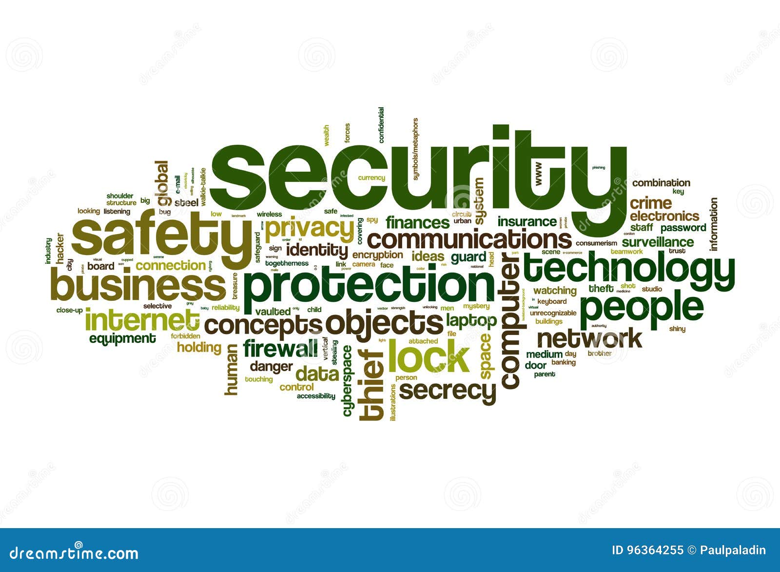 Security word cloud stock illustration. Illustration of safety - 96364255