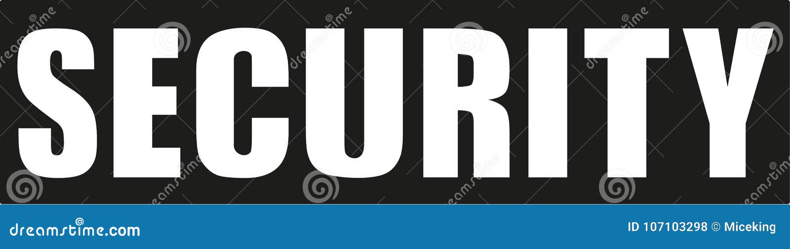 Security word inverted stock vector. Illustration of sign - 107103298