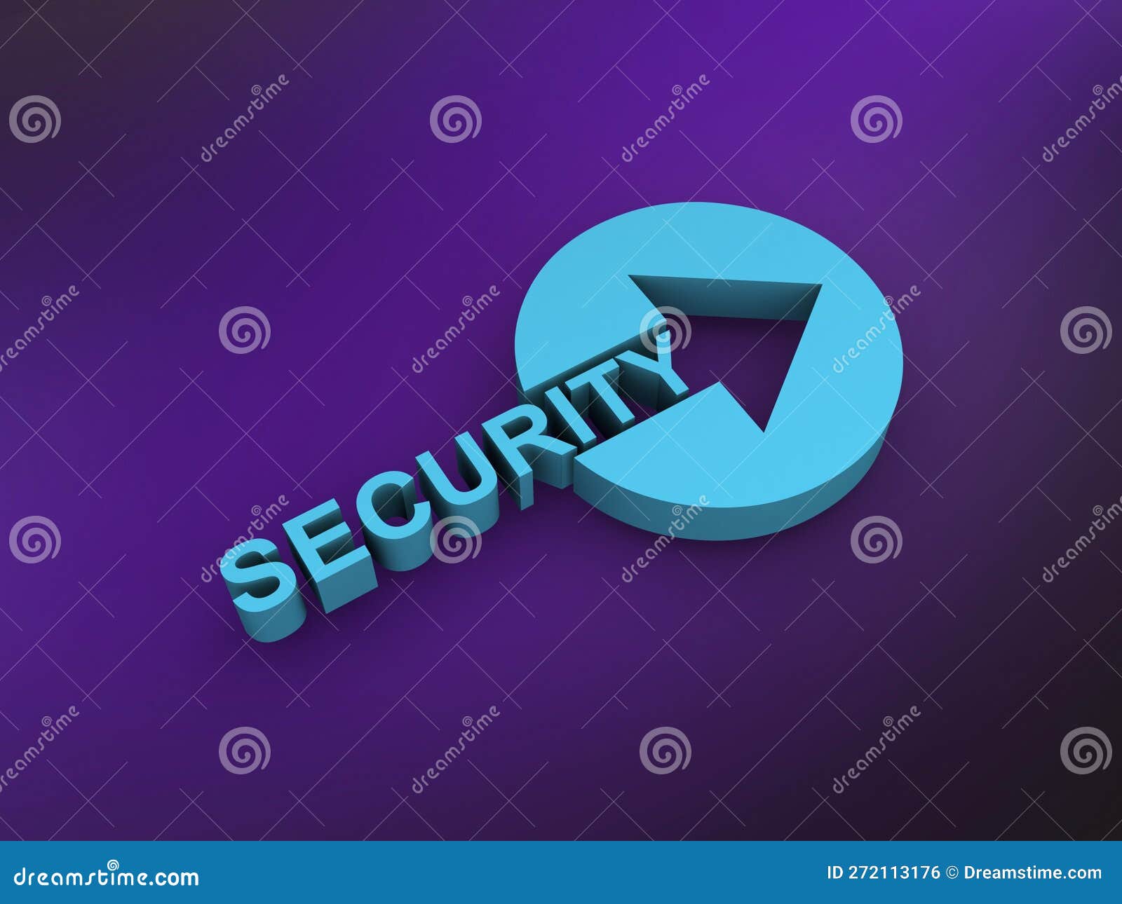 Security word on purple stock illustration. Illustration of employment ...