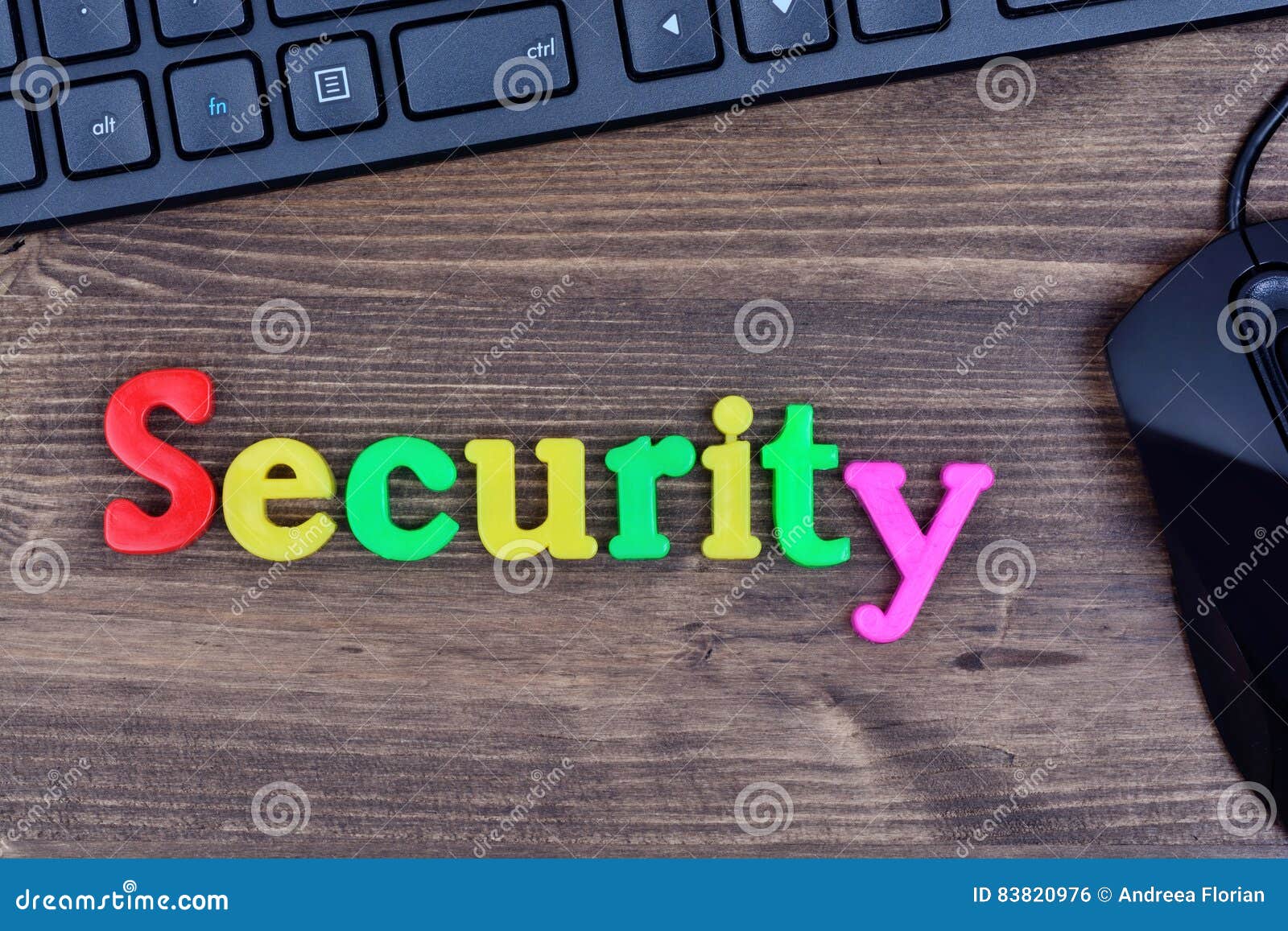 Security word on table stock photo. Image of firewall - 83820976
