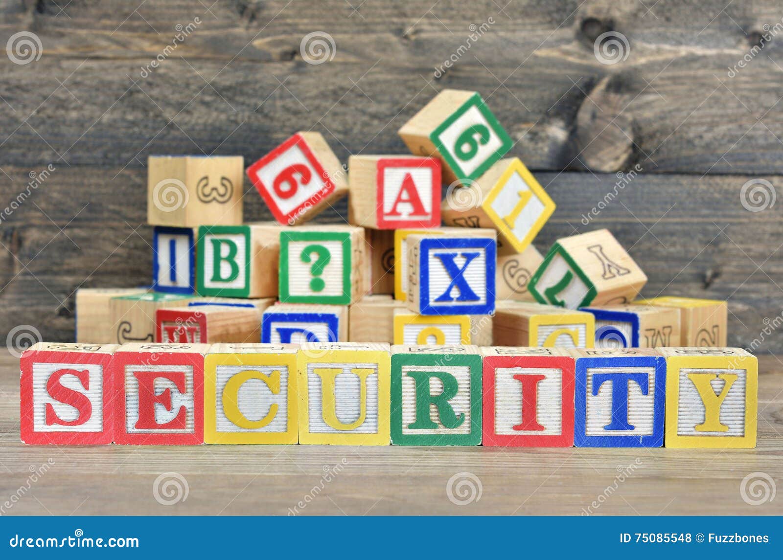 Security word stock photo. Image of school, english, bunch - 75085548