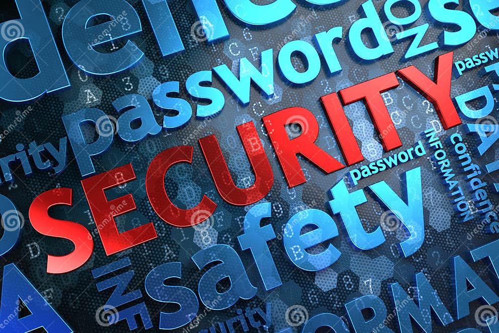 Security. Wordcloud Concept. Stock Photo - Image of cyber, data: 33571982