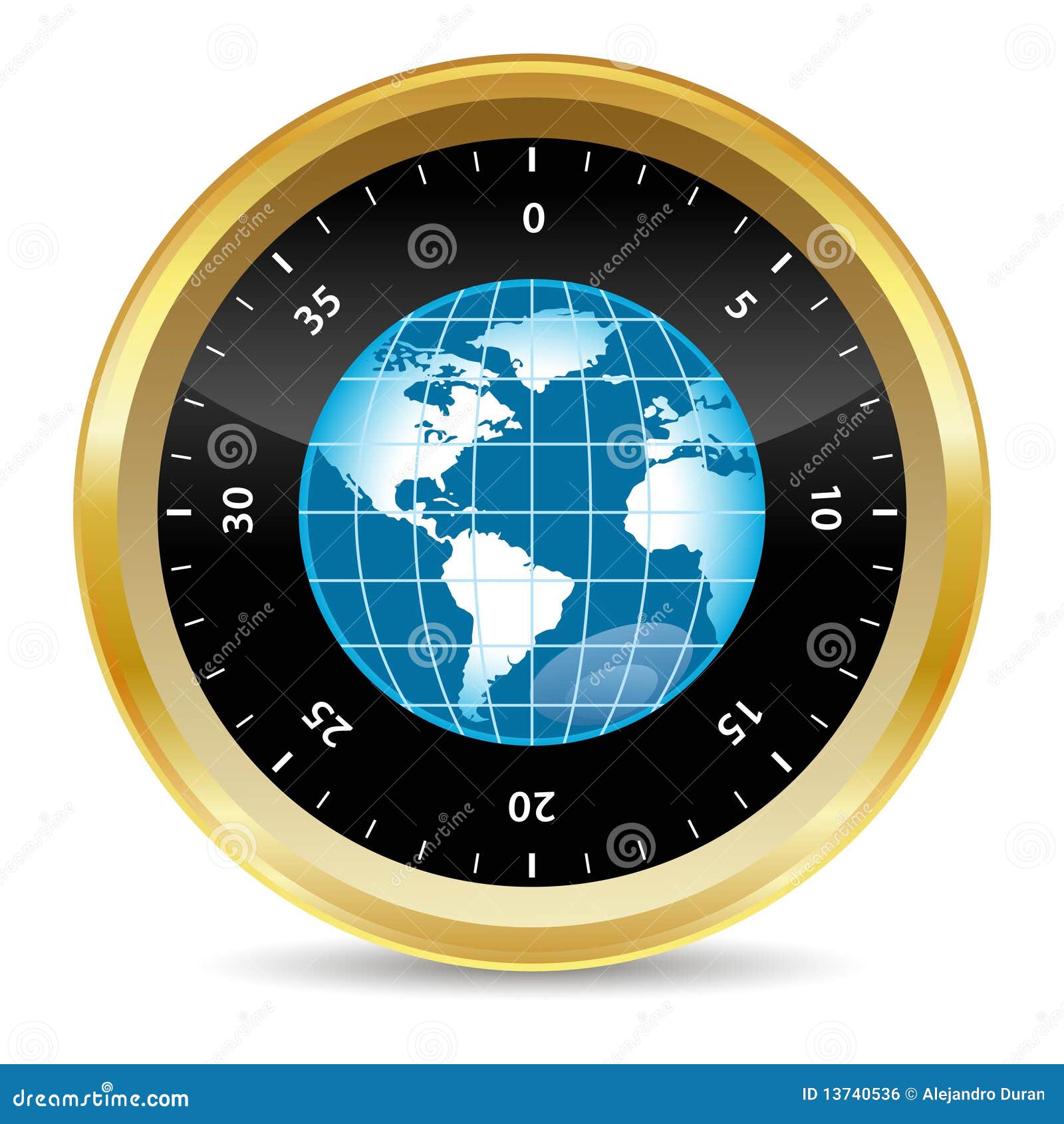 Security world stock vector. Illustration of password - 13740536