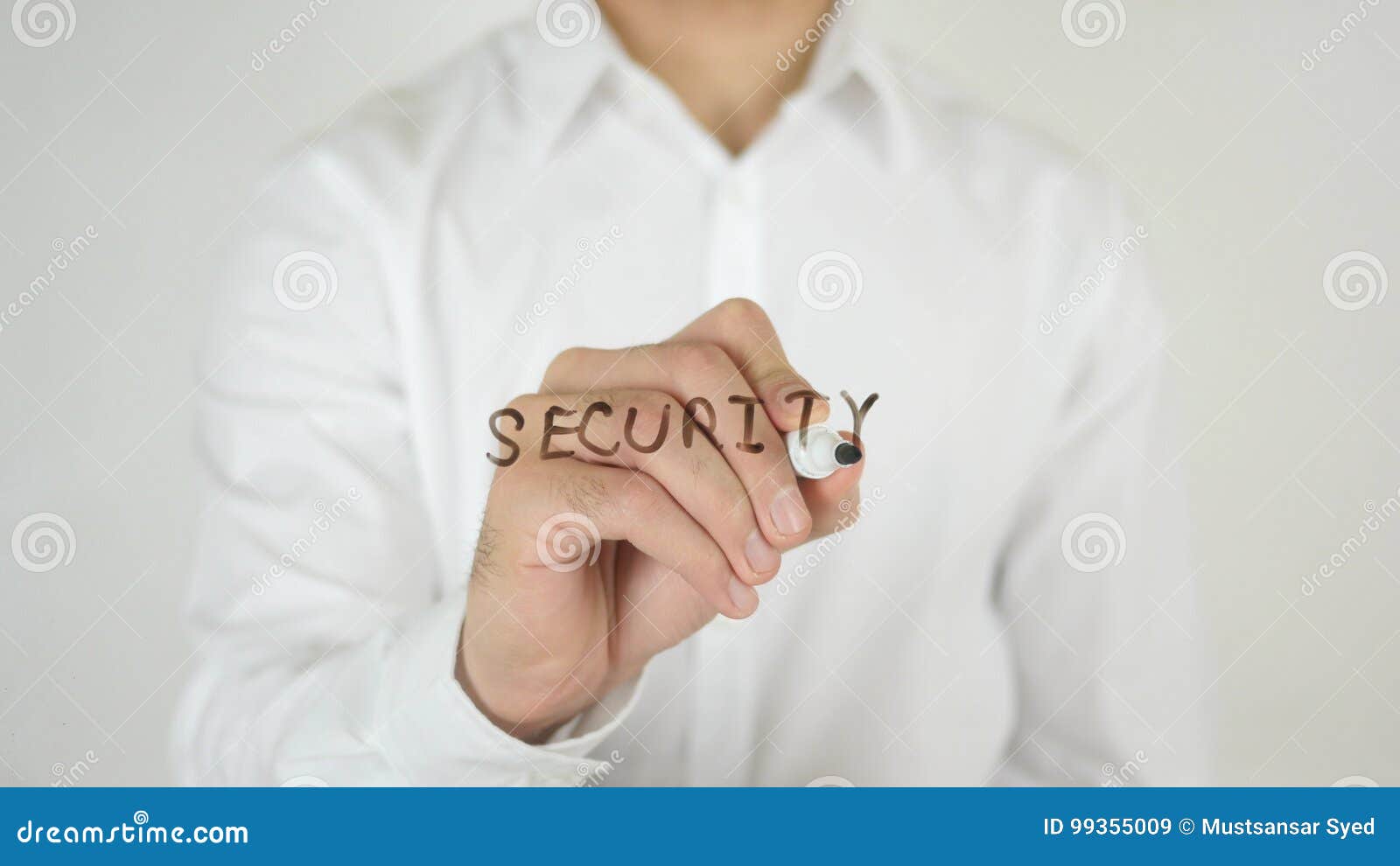 Security, Written on Glass stock image. Image of save - 99355009