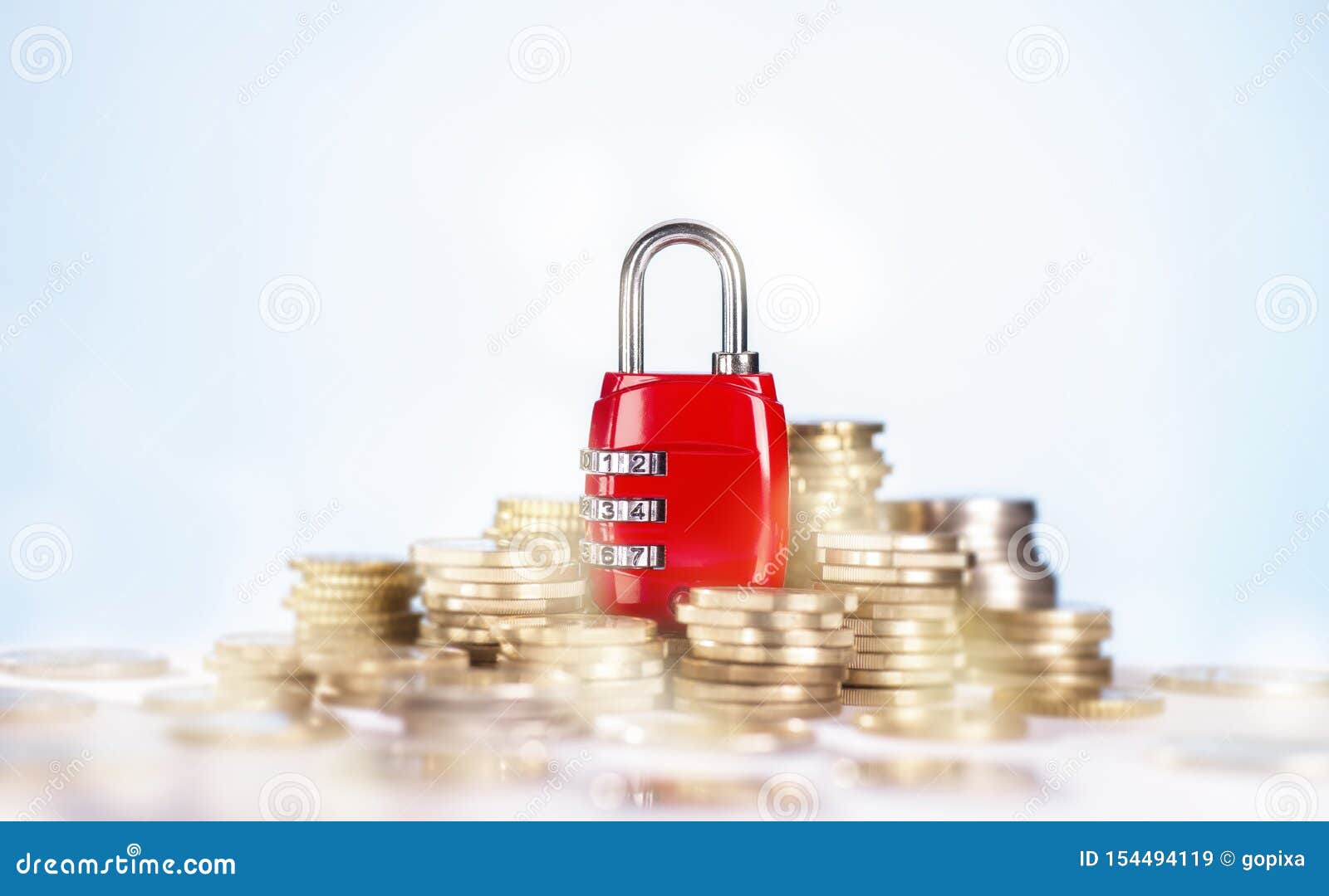 Security for your money stock image. Image of protection - 154494119