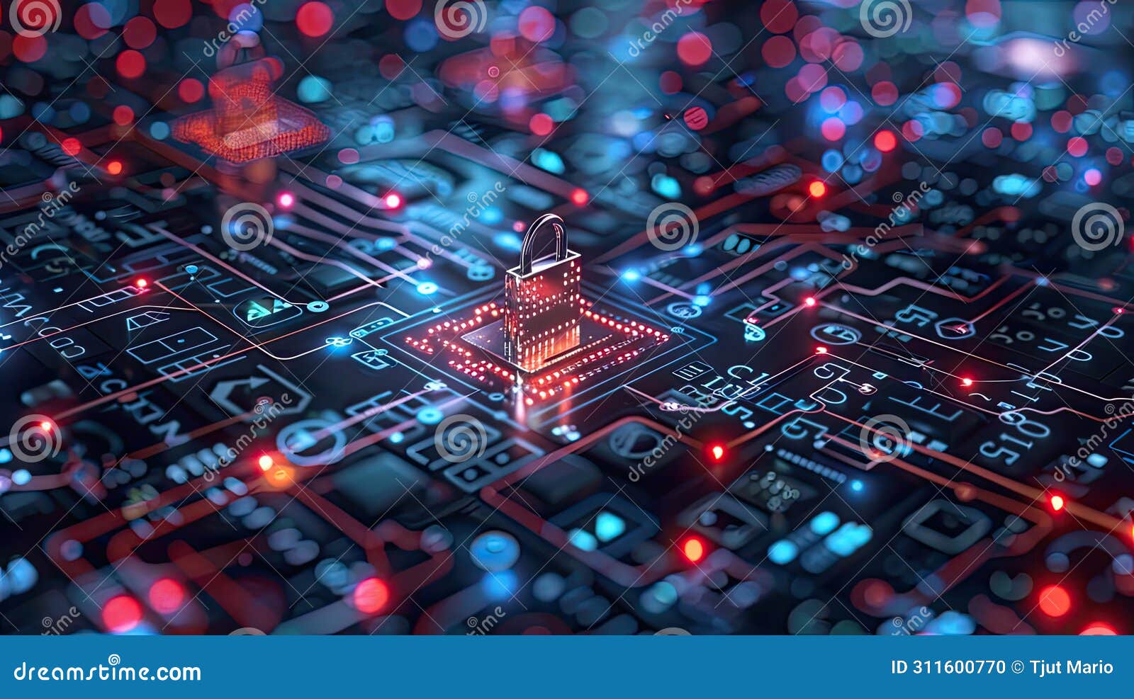 Securyti Networking Background Stock Illustration - Illustration of ...