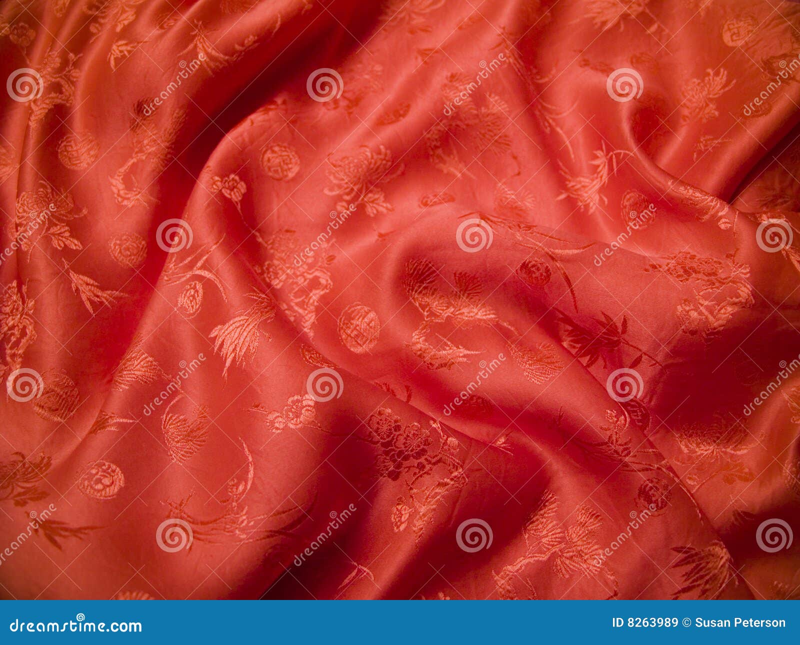 Seda china roja imagen de archivo. Imagen de onda, chino - 8263989