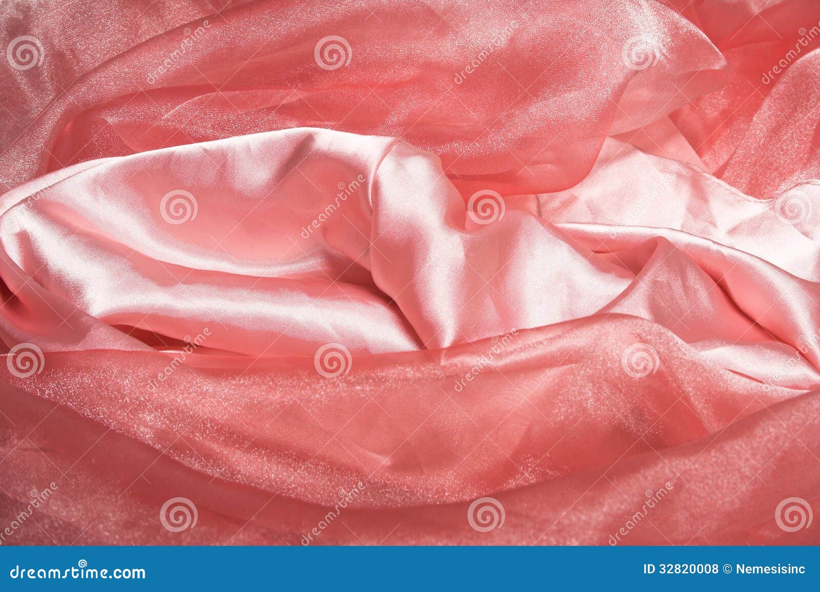Seda cor-de-rosa. foto de stock. Imagem de backdrop, seda - 32820008