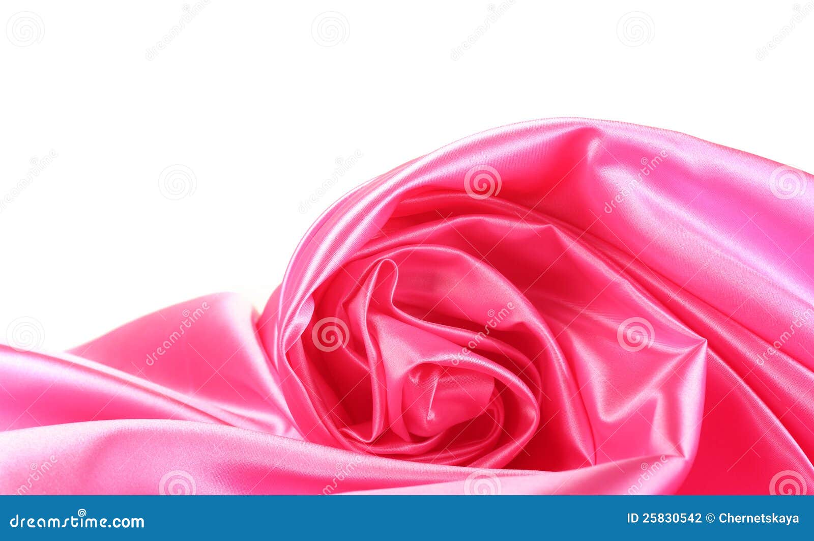 A seda cor-de-rosa drapeja foto de stock. Imagem de liso - 25830542