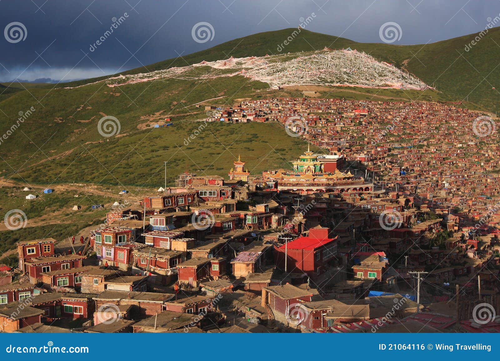 Seda Larong Wuming Buddhism College Stock Photo - Image of asian ...