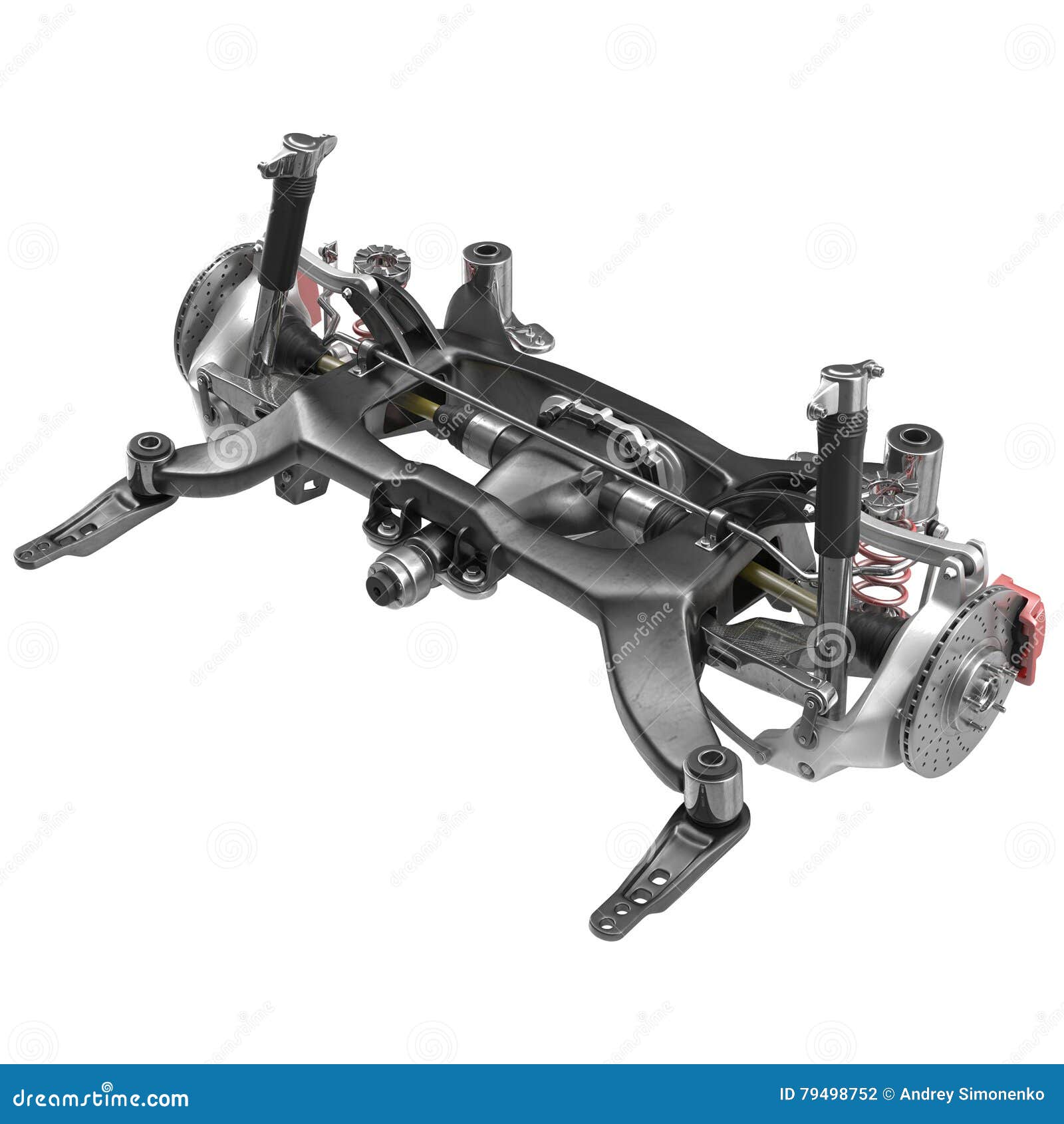 Car Axle Isolated Icon. Simple Element Illustration From Car Parts ...