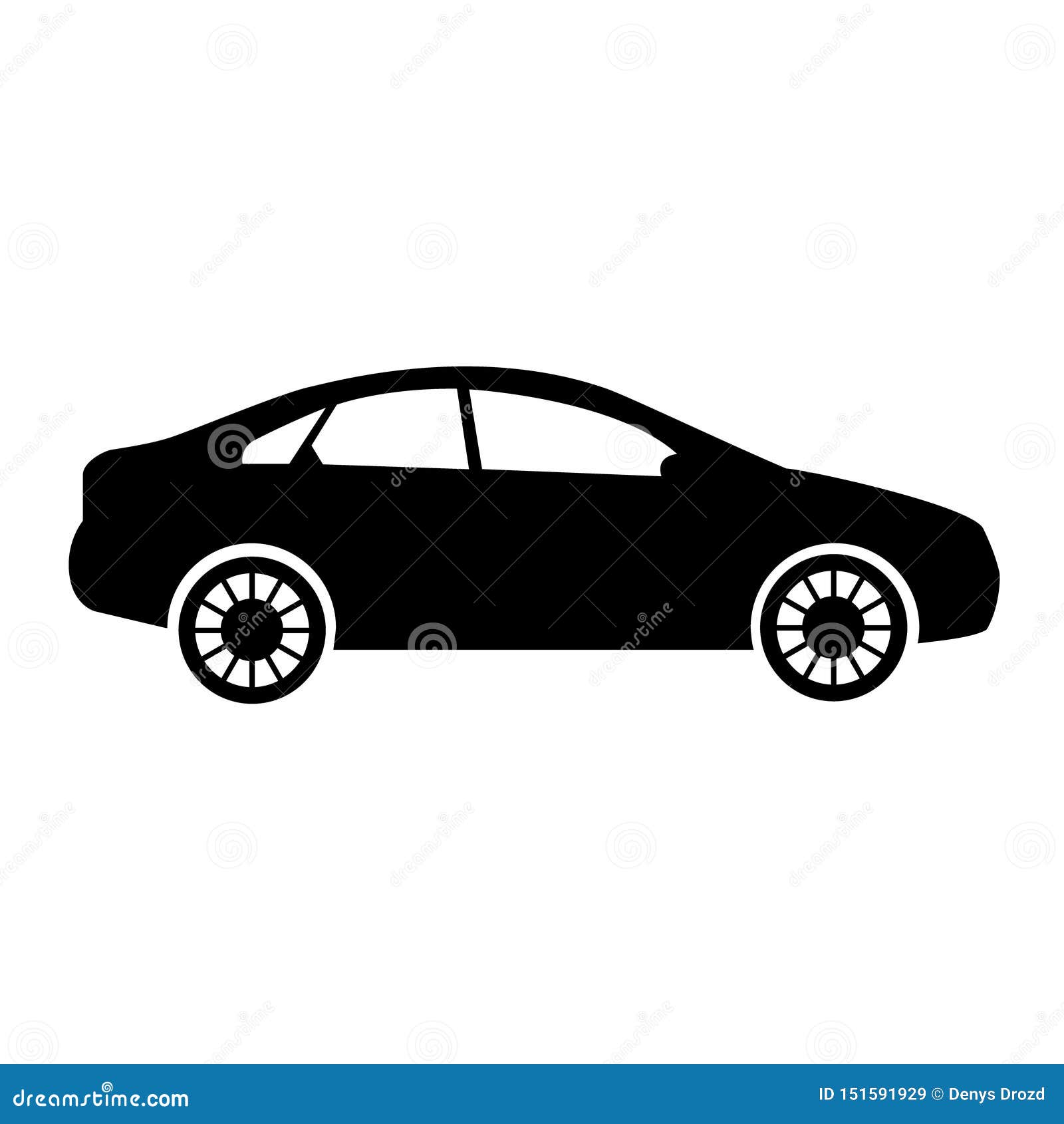 Sedan Car Icon Vector. Auto Symbol Illustration. Stock Vector ...