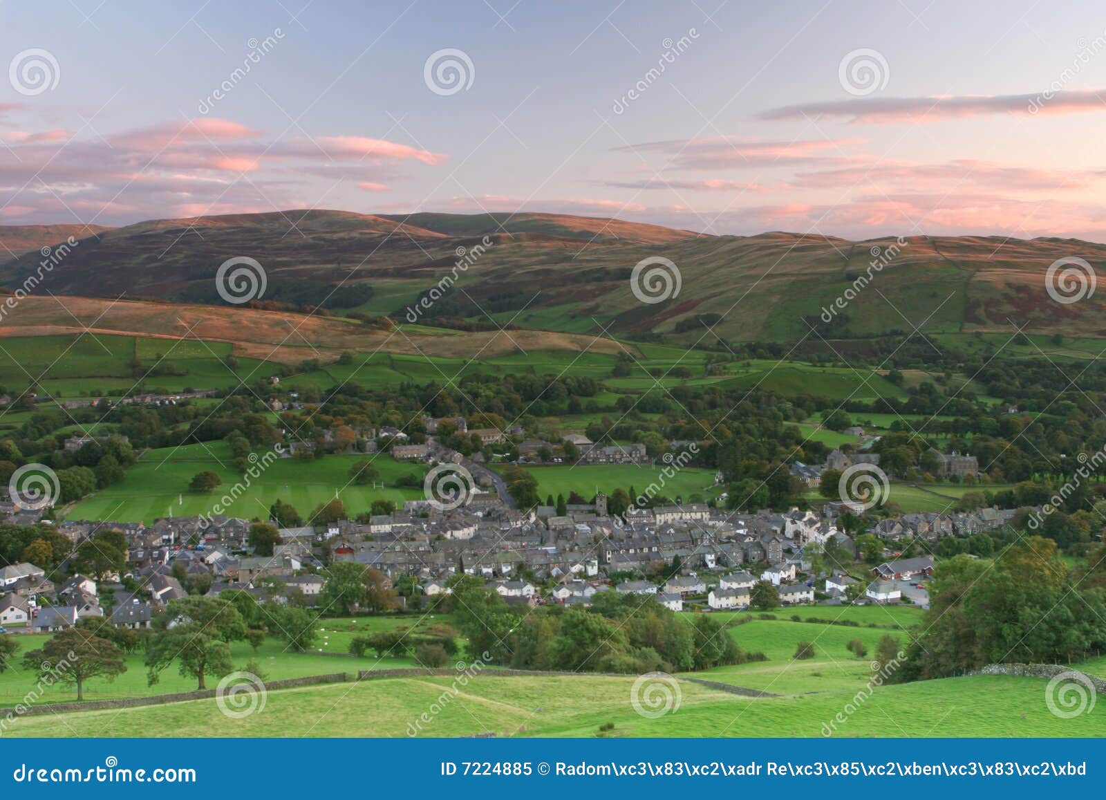 Sedbergh stock image. Image of agriculture, moor, england - 7224885