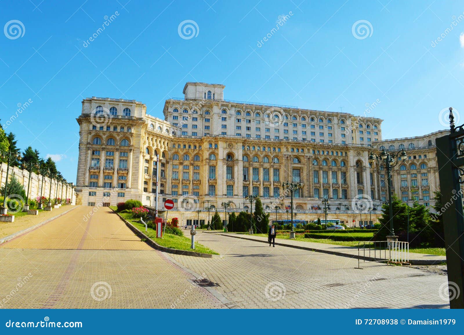Sede Del Parlamento, Bucarest, Fotografia Stock Editoriale - Immagine ...