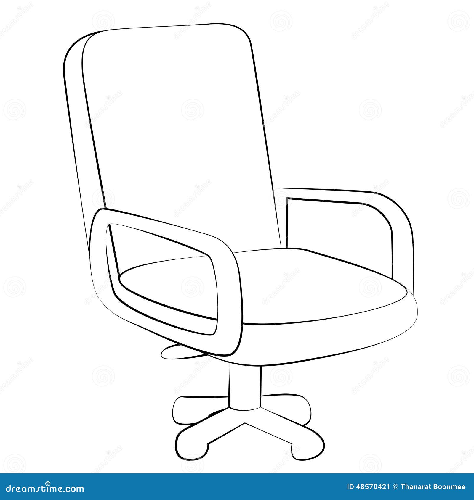 Sedia illustrazione vettoriale. Illustrazione di antecedenti - 48570421