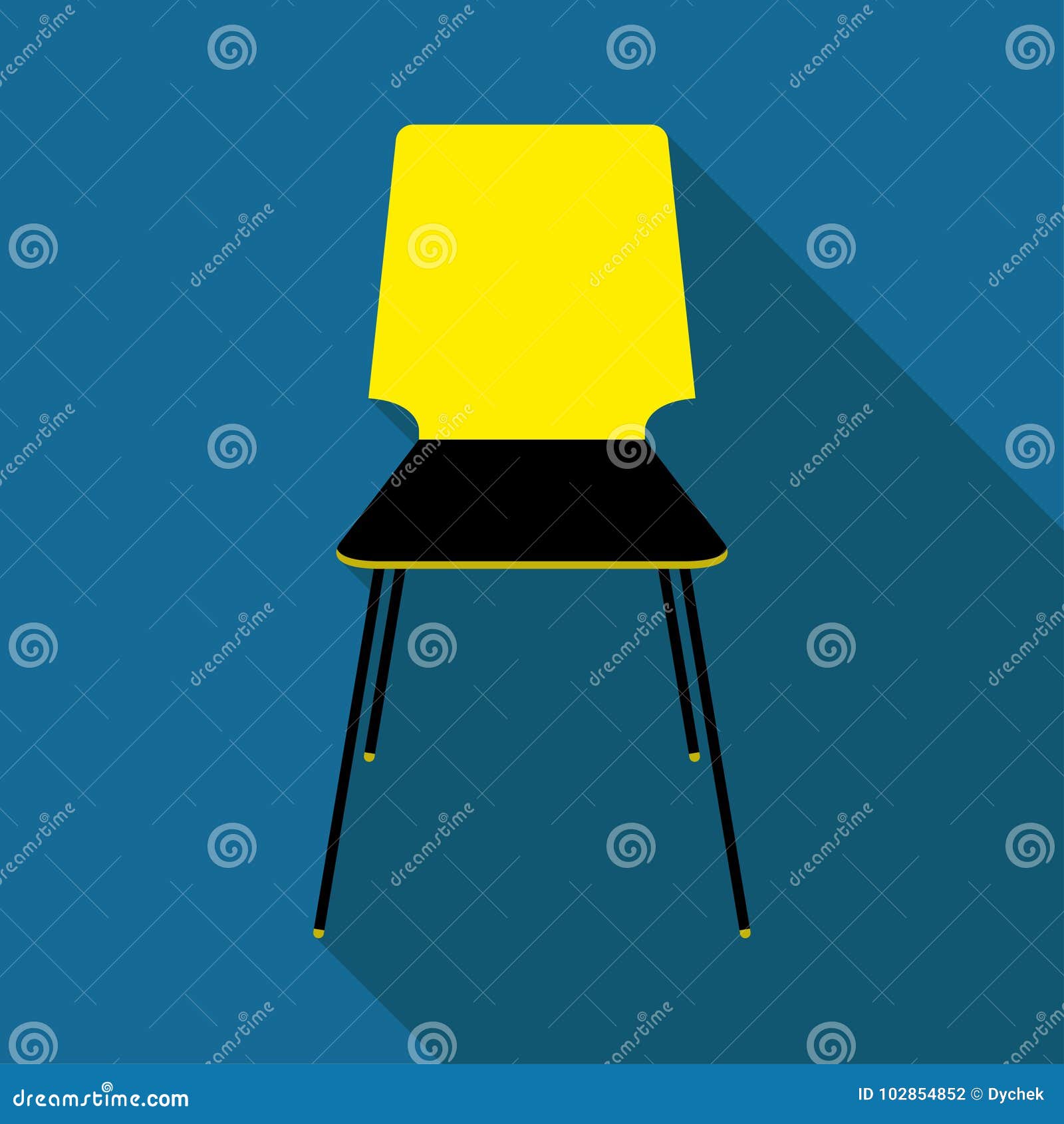 Sedia dell'icona Vettore illustrazione vettoriale. Illustrazione di ...