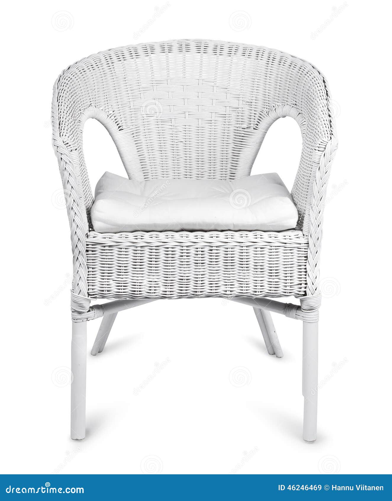 Sedia Di Vimini Bianca Isolata Immagine Stock - Immagine di sfondo ...